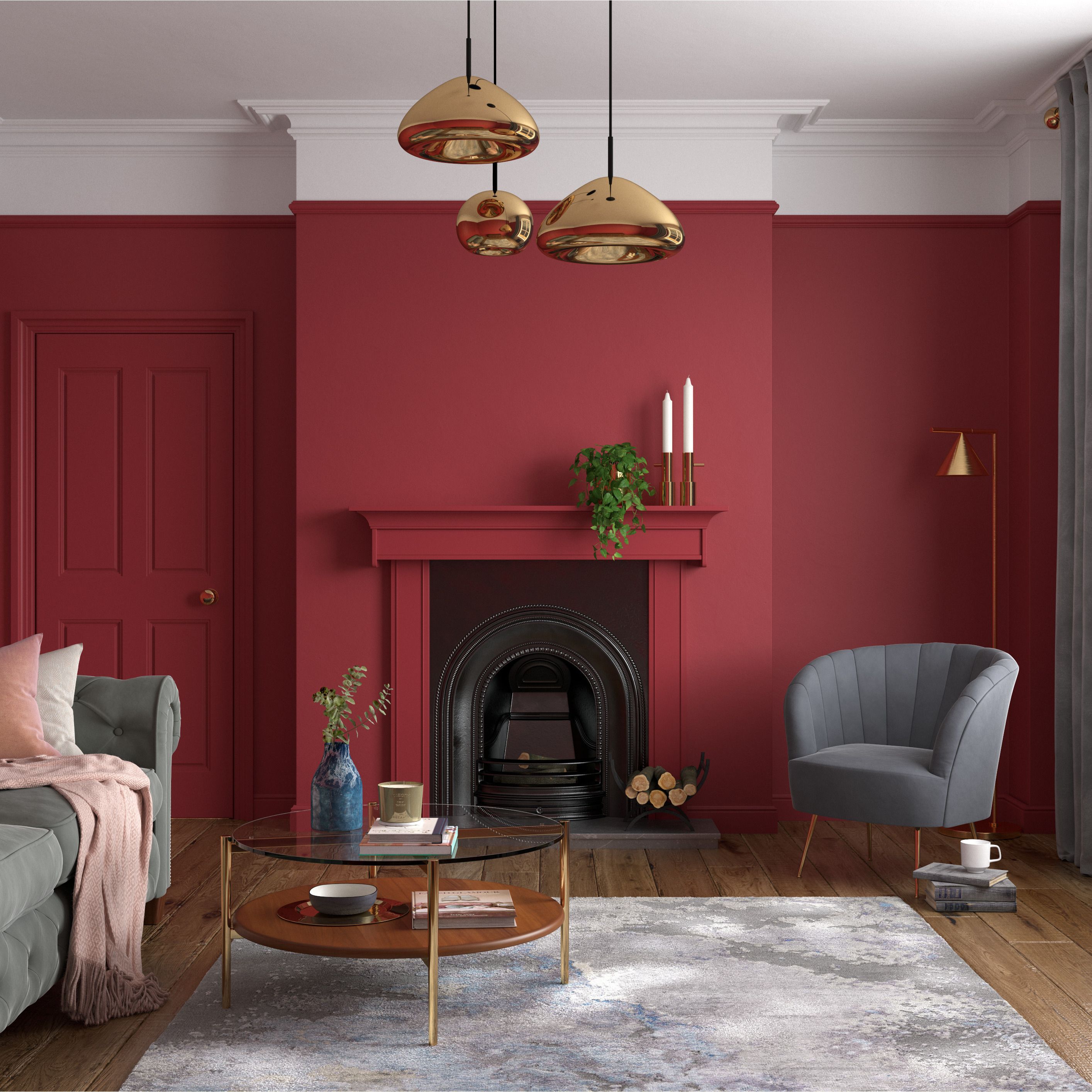 Dulux Heritage Pugin Red Eggshell Multi-surface Wall paint, 750ml
