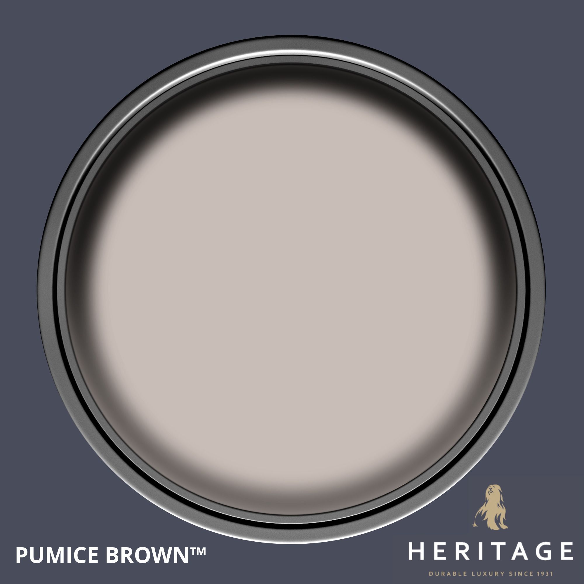 Dulux Heritage Pumice Brown Velvet matt Wall paint, 2.5L
