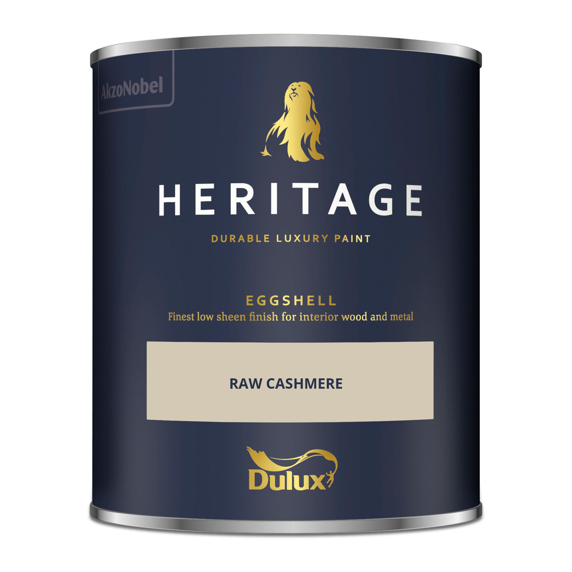 Dulux Heritage Raw Cashmere Eggshell Wall paint, 750ml