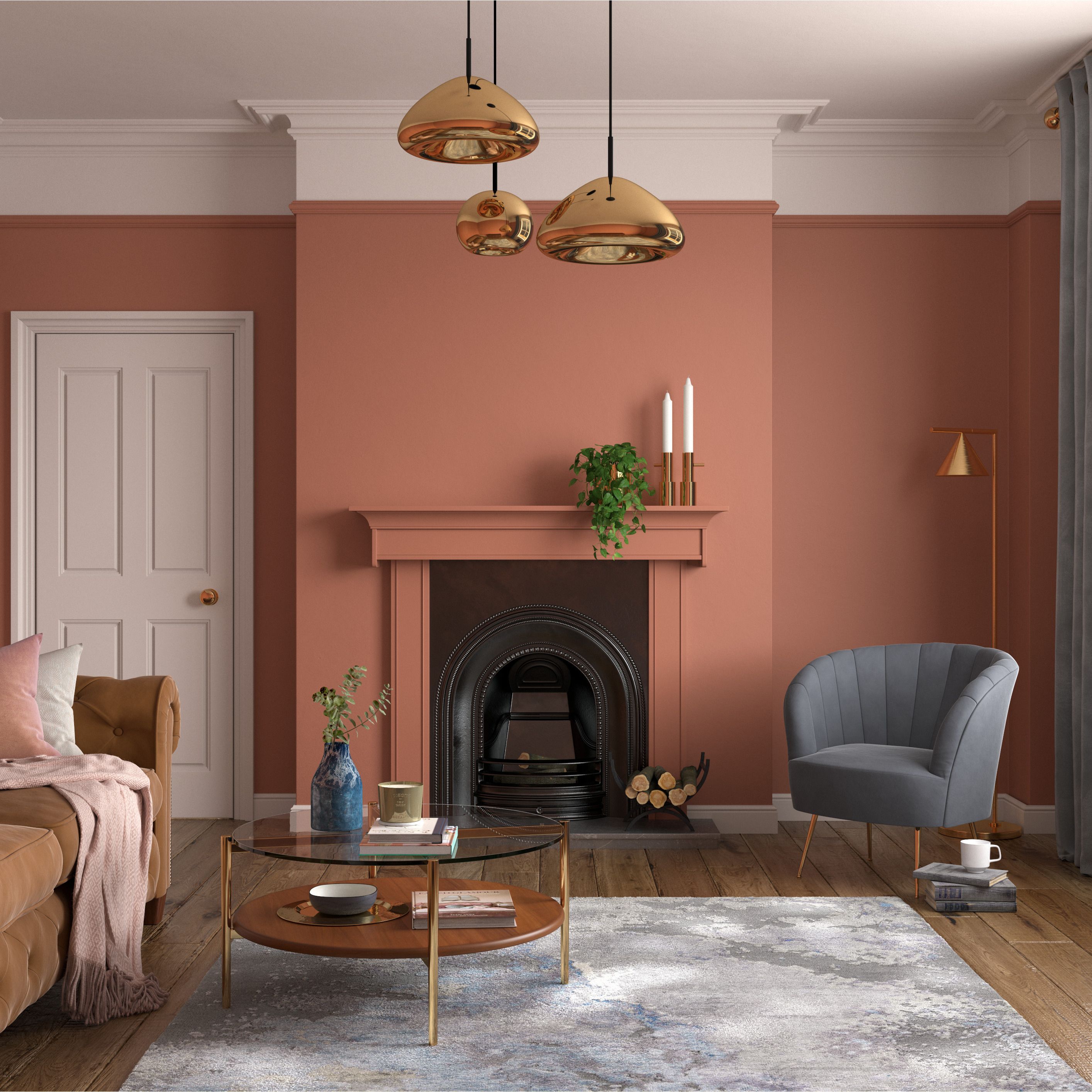 Dulux Heritage Red Sand Eggshell Multi-surface Wall paint, 750ml