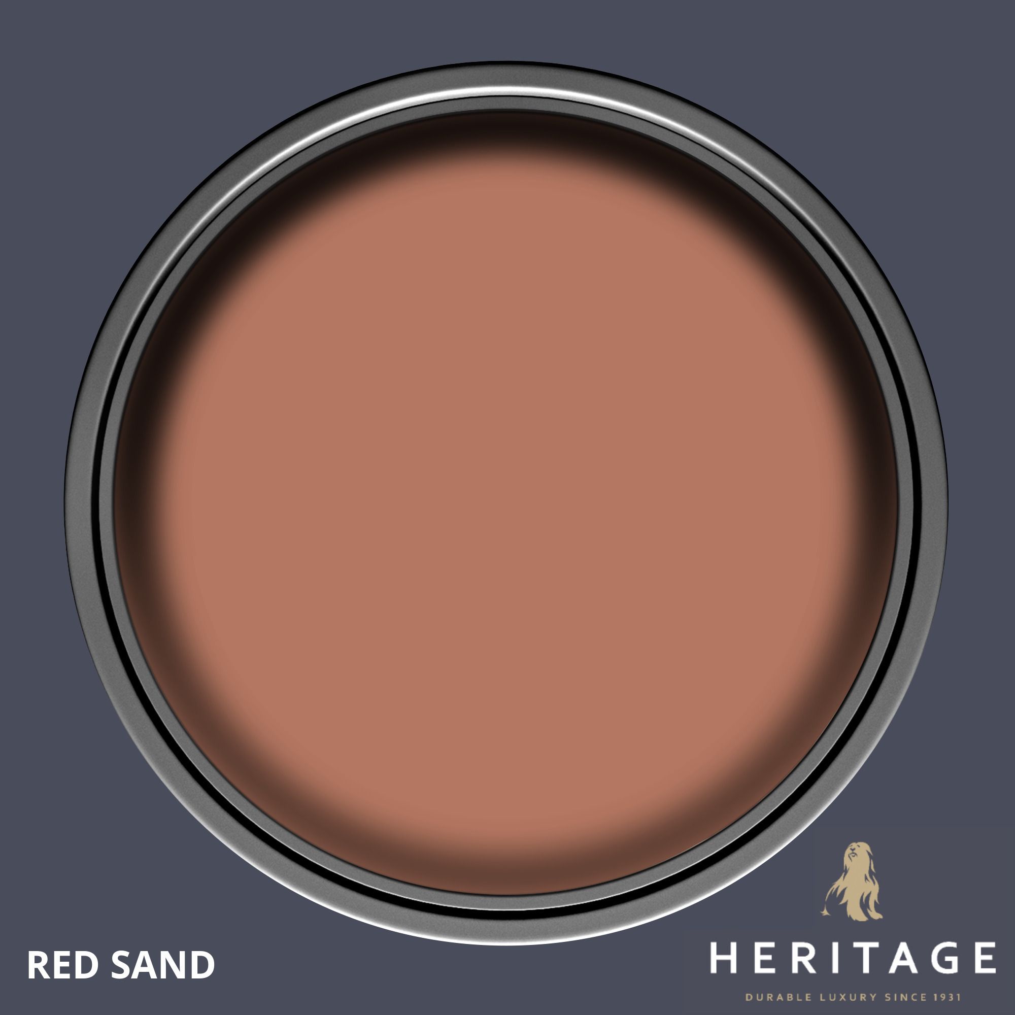Dulux Heritage Red Sand Velvet matt Wall paint, 2.5L