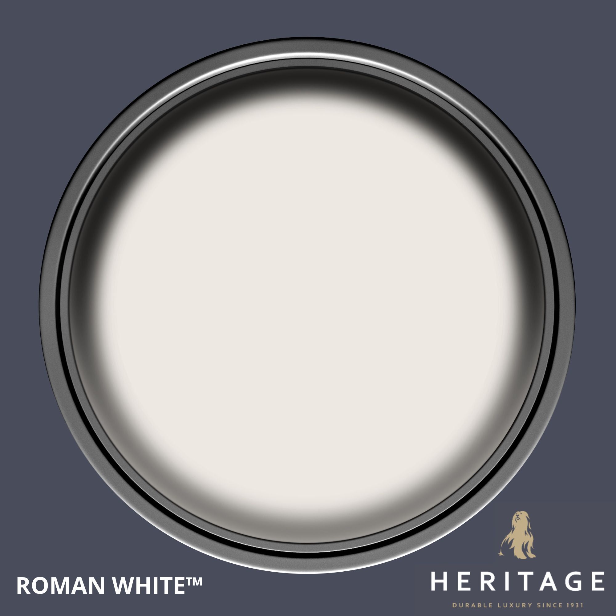 Dulux Heritage Roman White Velvet matt Wall paint, 2.5L