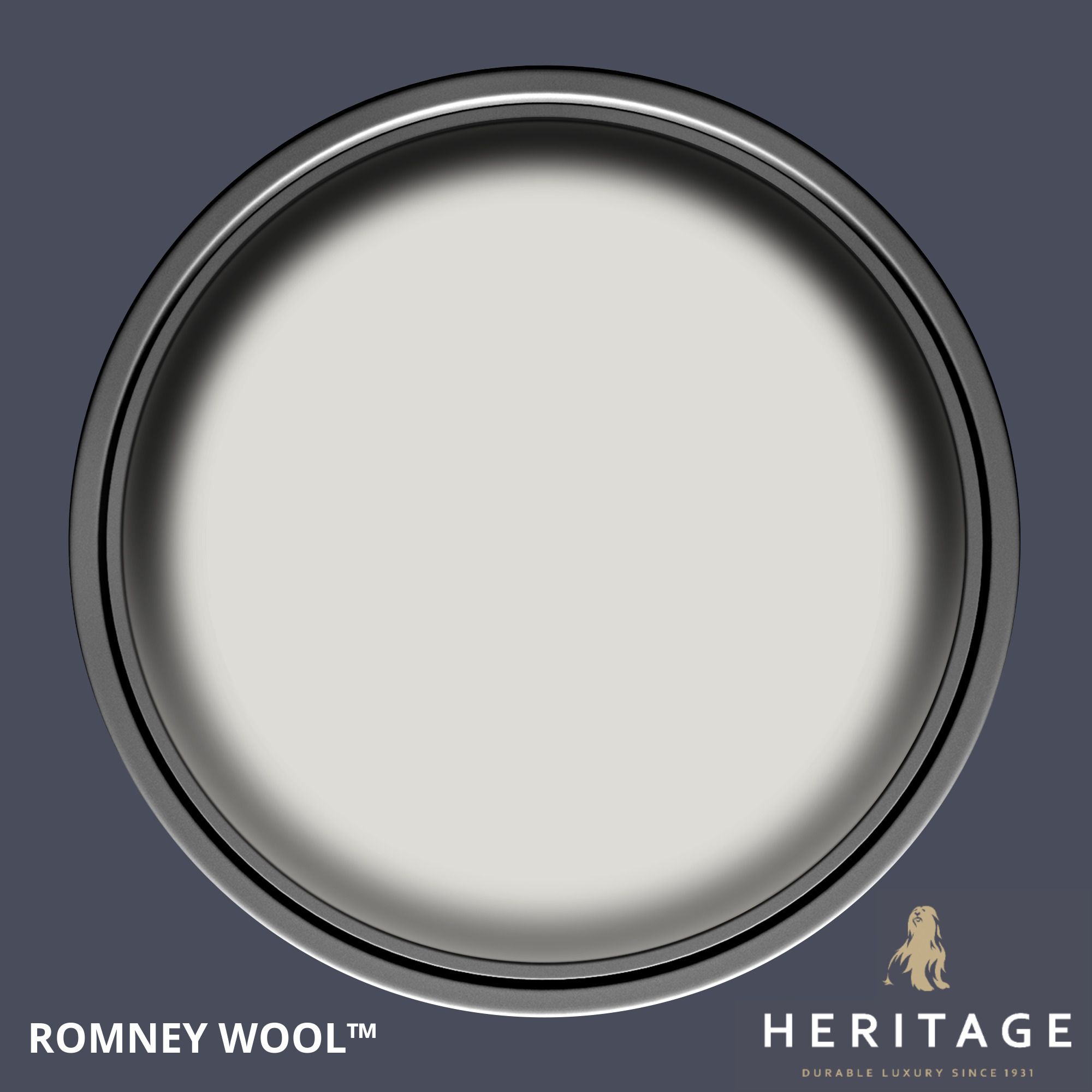 Dulux Heritage Romney Wool Eggshell Multi-surface Wall paint, 750ml