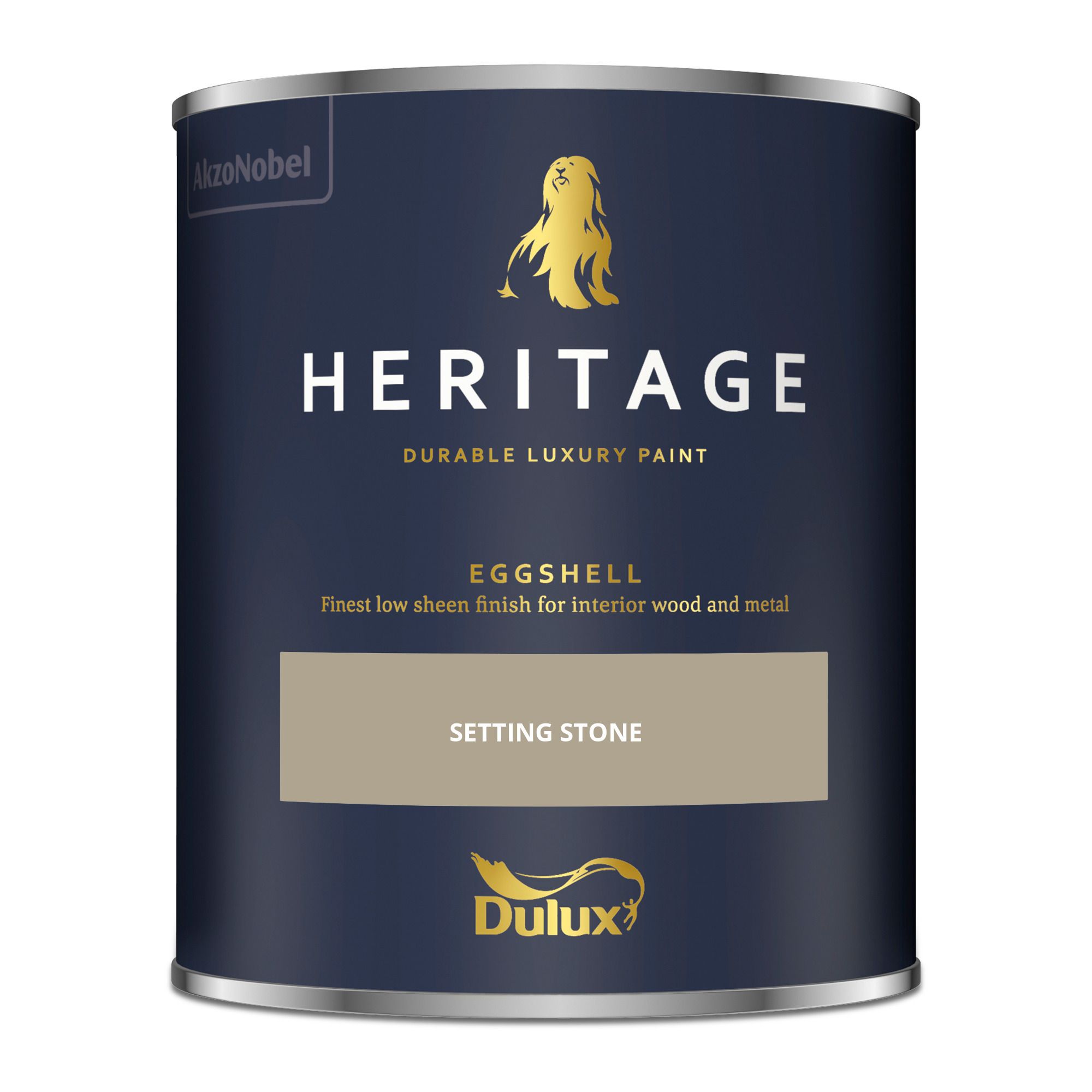 Dulux Heritage Setting Stone Eggshell Multi-surface Wall paint, 750ml