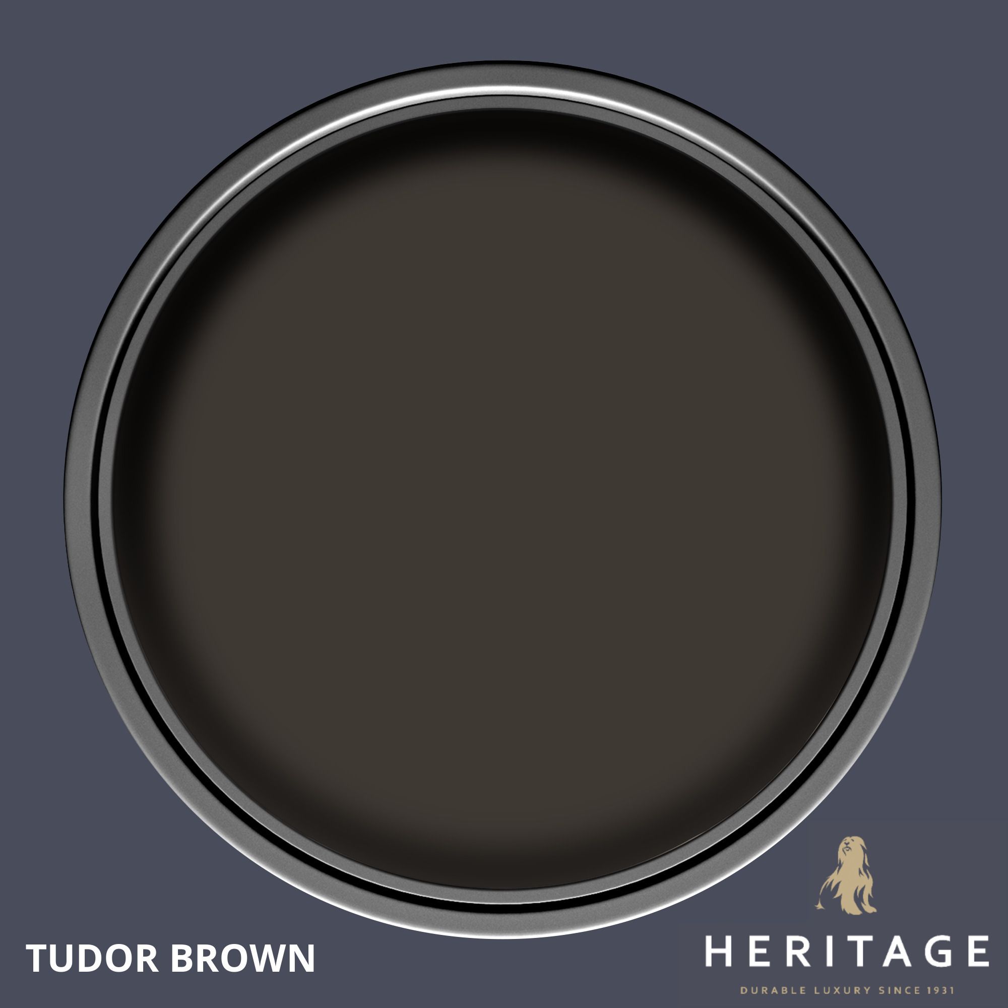 Dulux Heritage Tudor Brown Velvet matt Wall paint, 2.5L