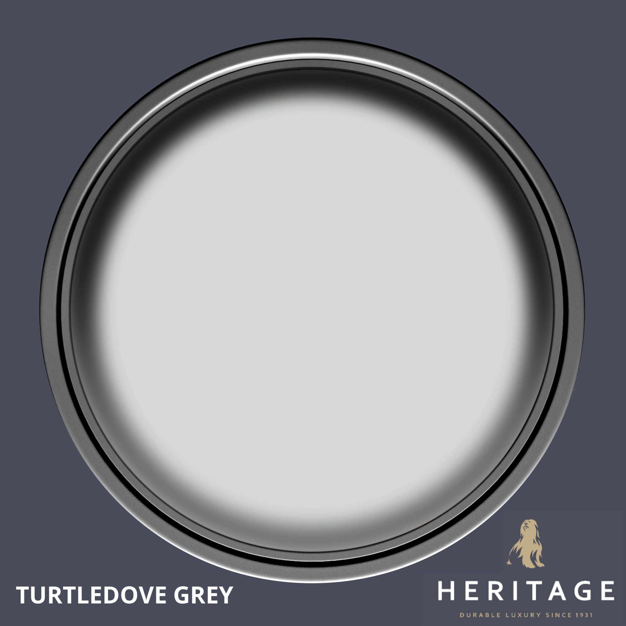 Dulux Heritage Turtledove Grey Velvet matt Wall paint, 2.5L