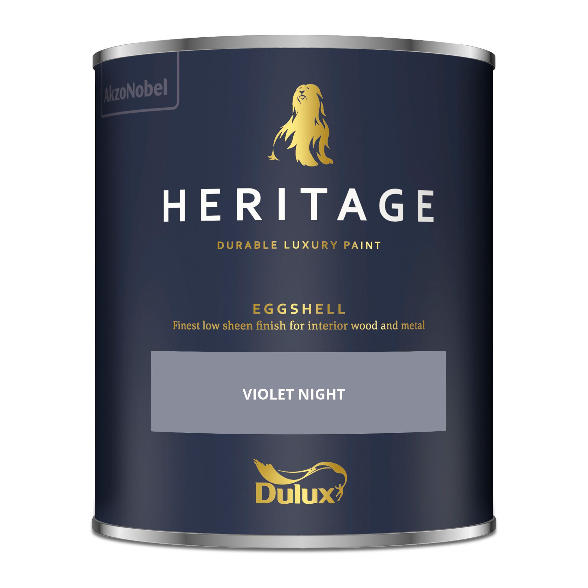 Dulux Heritage Violet Night Eggshell Multi-surface Wall paint, 750ml