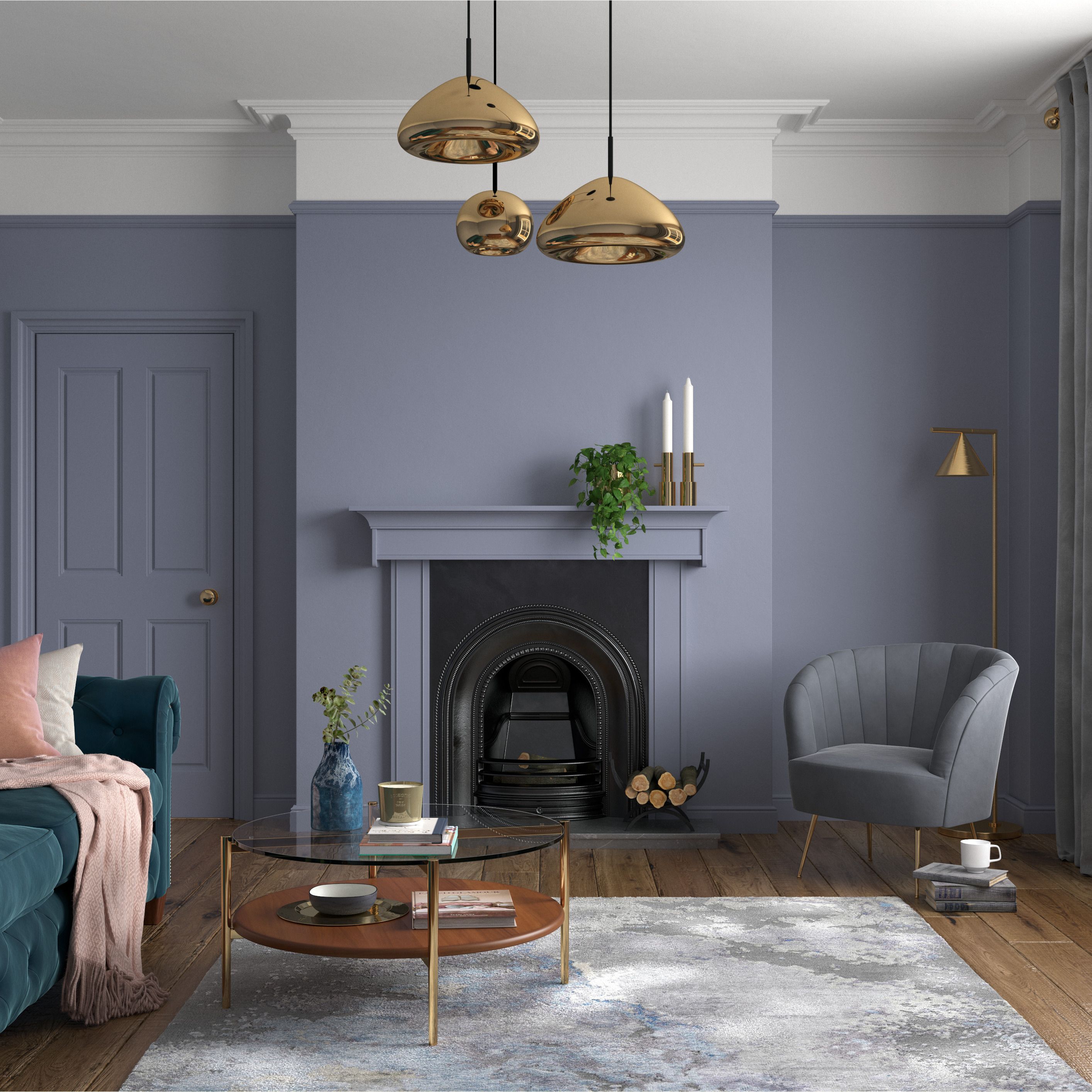 Dulux Heritage Violet Night Velvet matt Wall paint, 2.5L