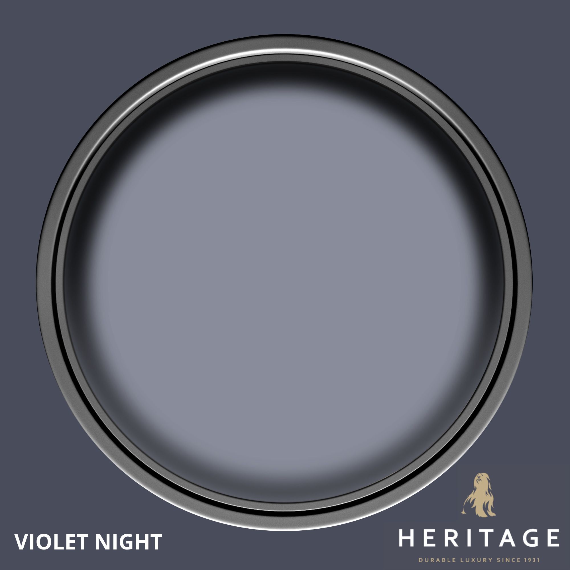 Dulux Heritage Violet Night Velvet matt Wall paint, 2.5L