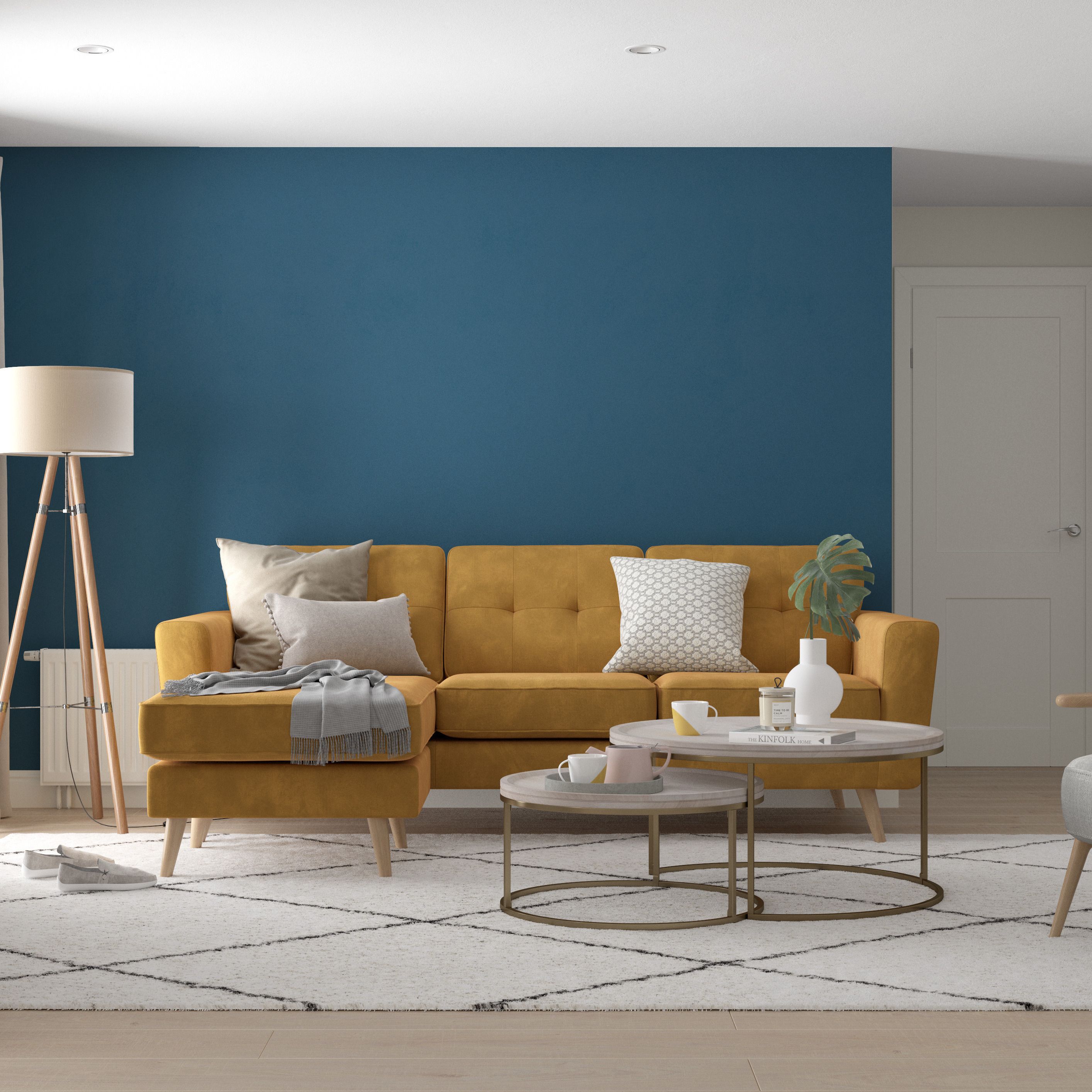 Dulux Indigo Shade Matt Wall & ceiling Emulsion paint, 2.5L