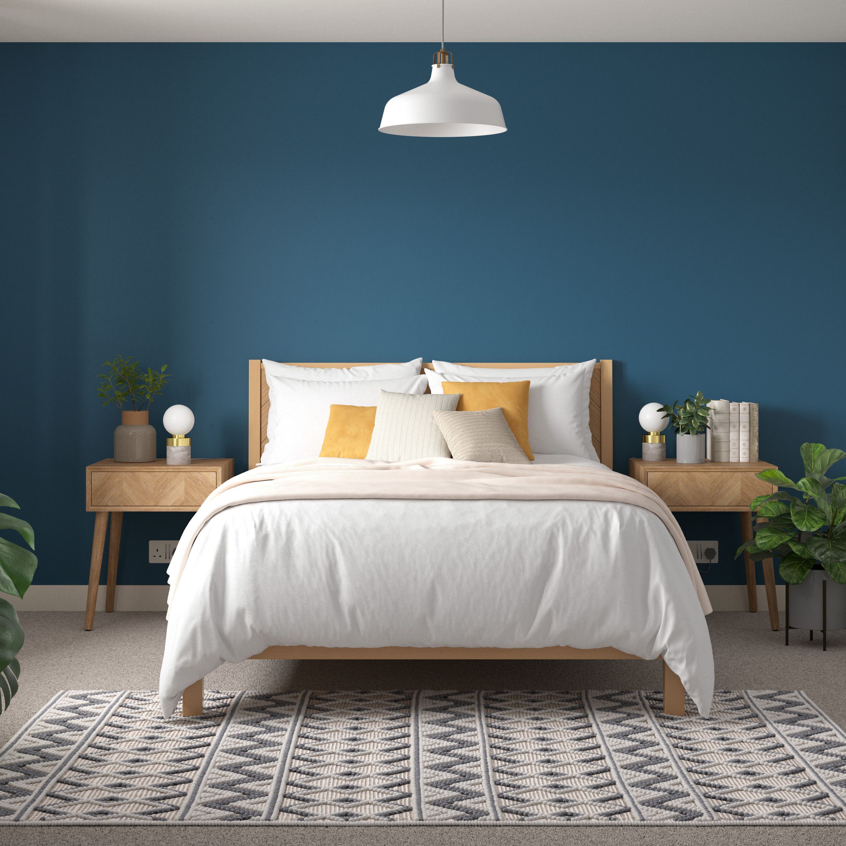 Dulux Indigo Shade Matt Wall & ceiling Emulsion paint, 2.5L