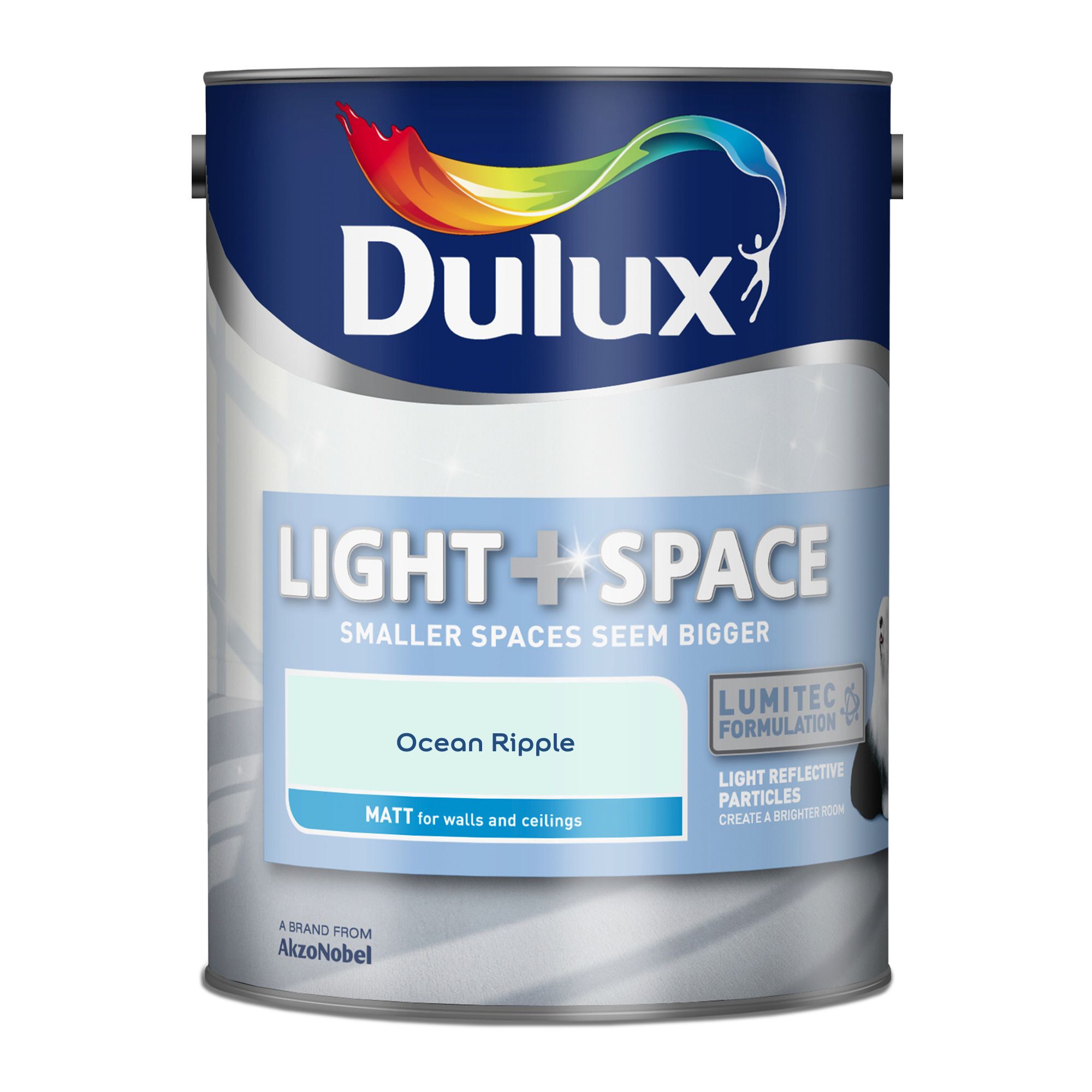 Dulux Light + Space Ocean Ripple Matt Wall paint, 5L
