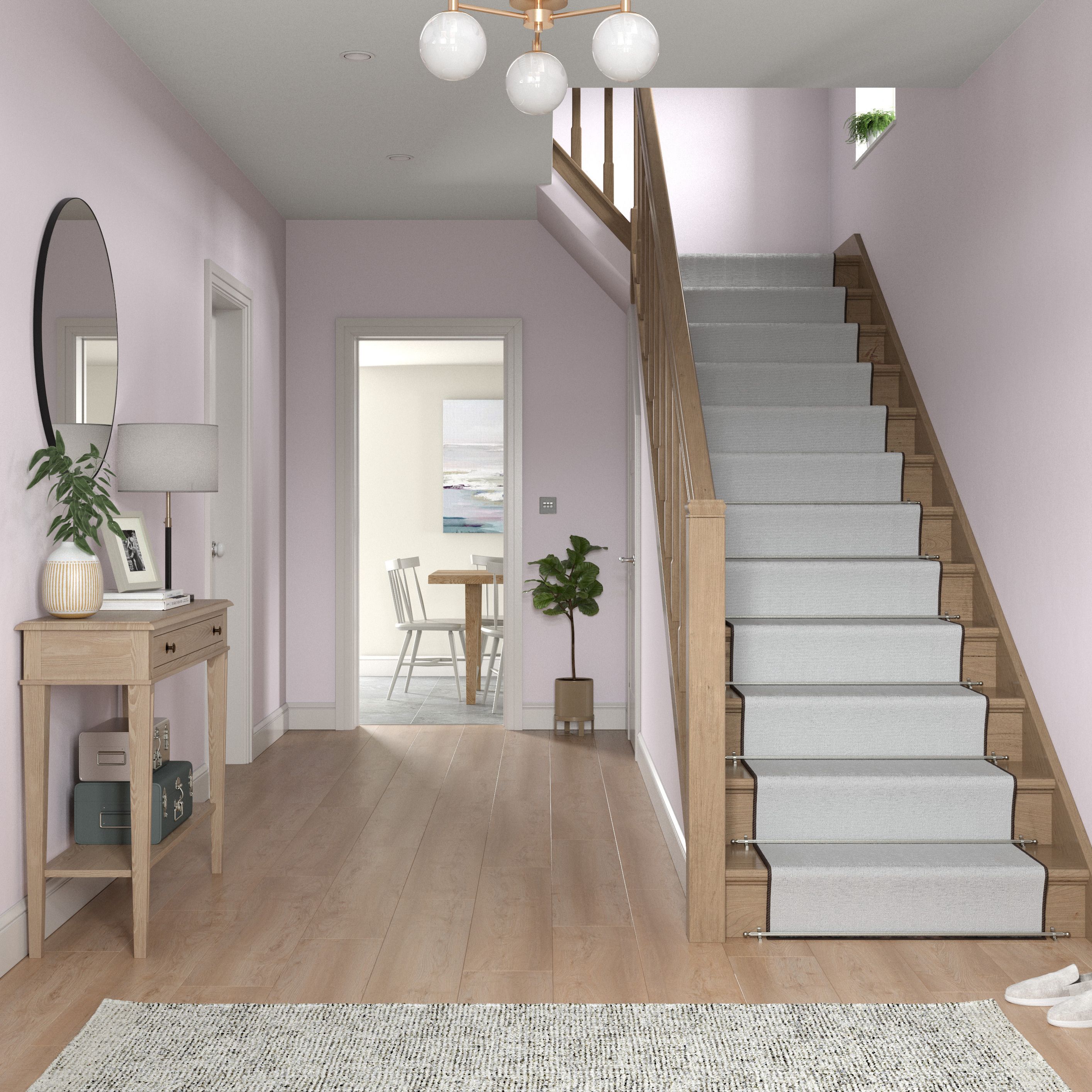 Dulux Light + Space Spring Rose Matt Wall paint, 2.5L