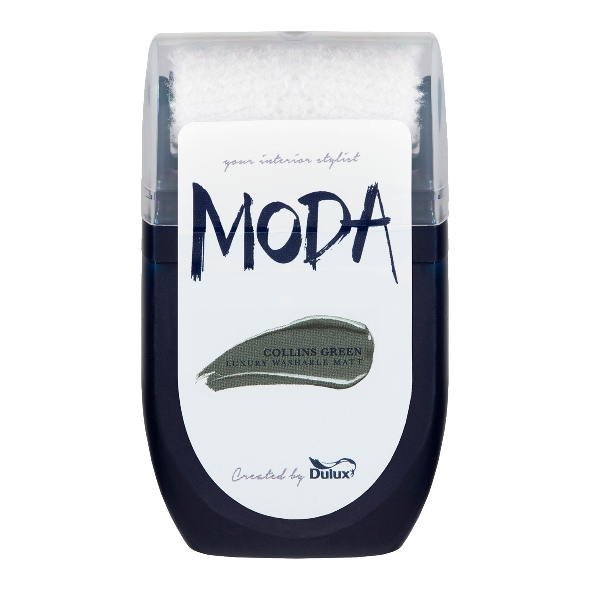 Dulux Moda Collins green Flat matt Emulsion paint, 30ml