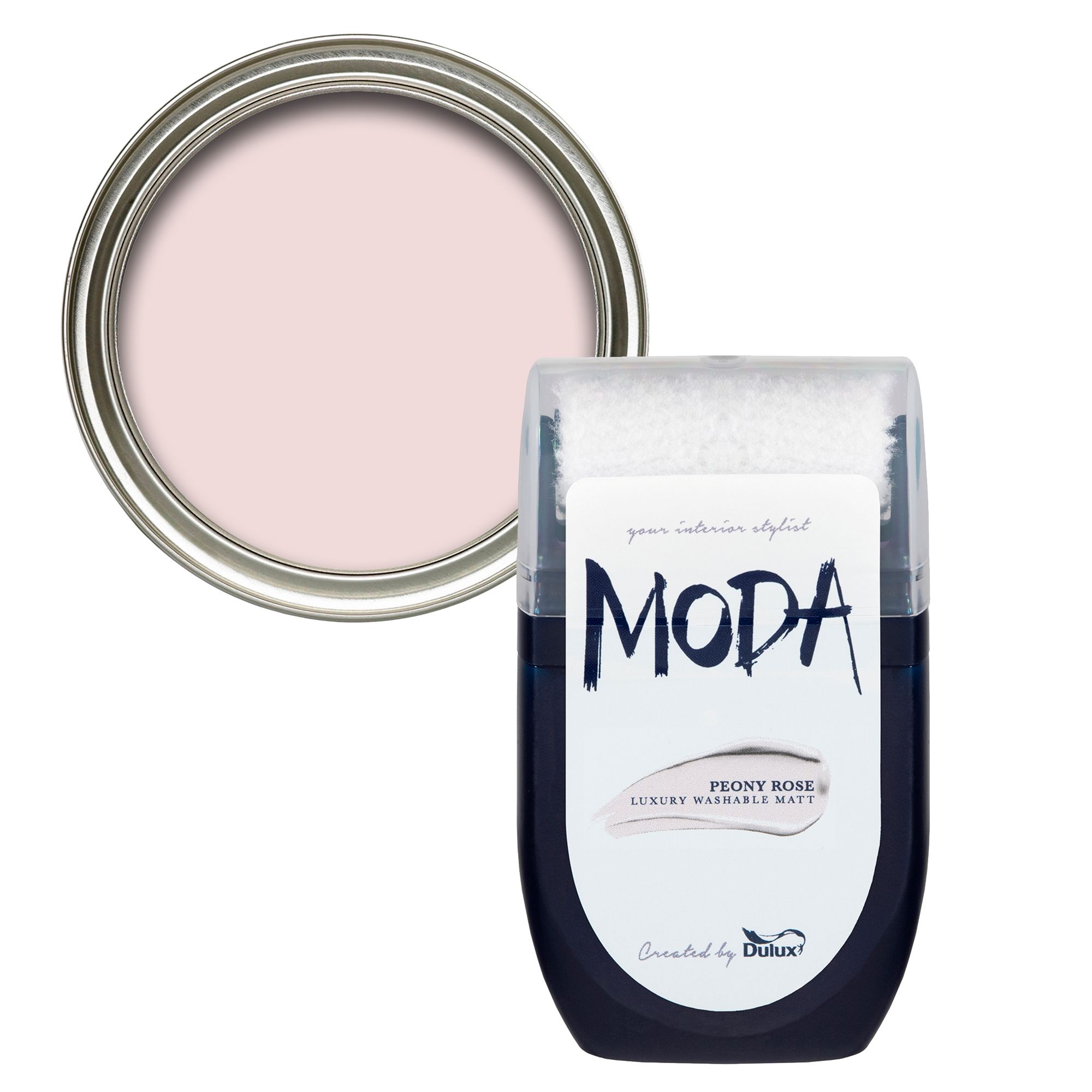 Dulux Moda Peony rose Flat matt Emulsion paint, 30ml | DIY at B&Q