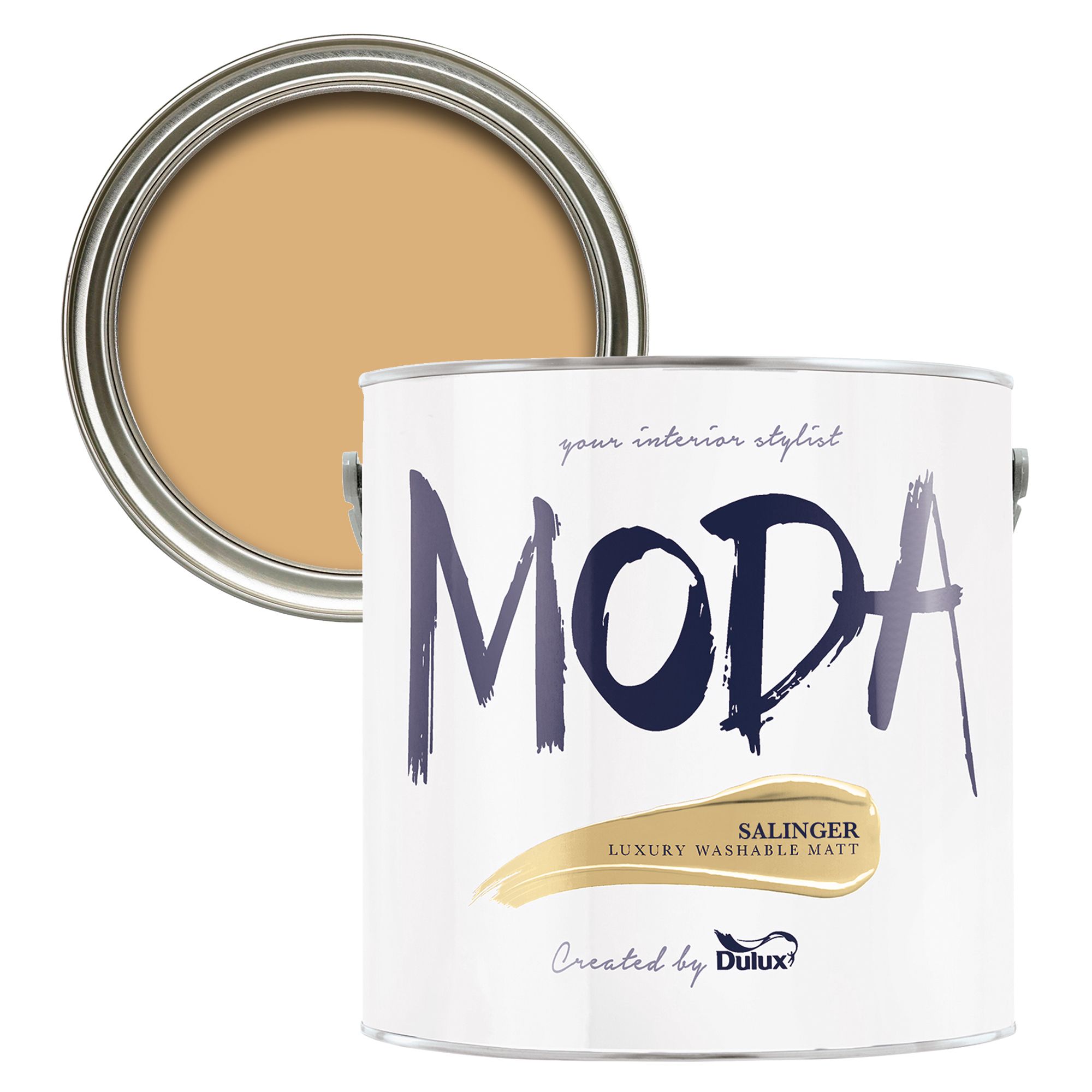 Dulux Moda Salinger Flat matt Emulsion paint, 2.5L