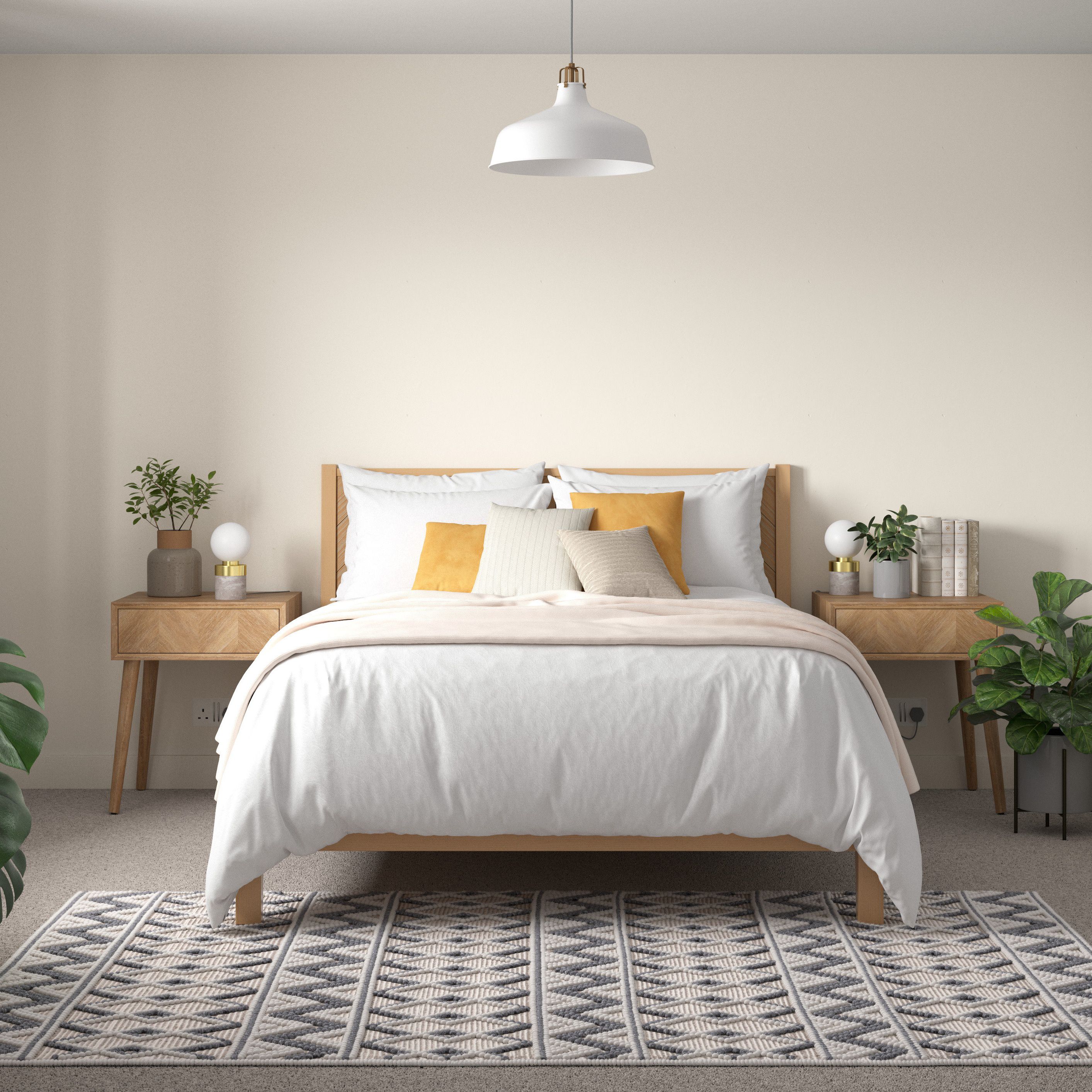 Dulux Natural Hints Almond white Matt Wall & ceiling Emulsion paint, 5L