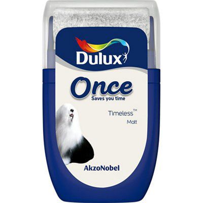 Dulux Once Timeless Matt Emulsion paint, 30ml | DIY at B&Q