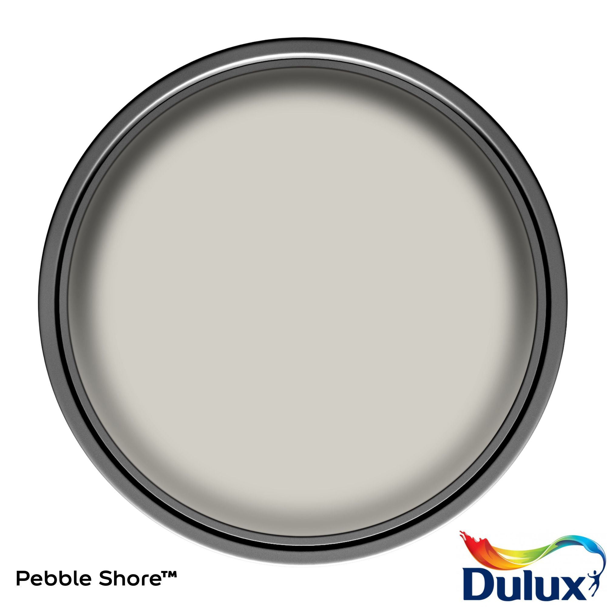 Dulux One coat Pebble shore Matt Emulsion paint, 2.5L | DIY at B&Q