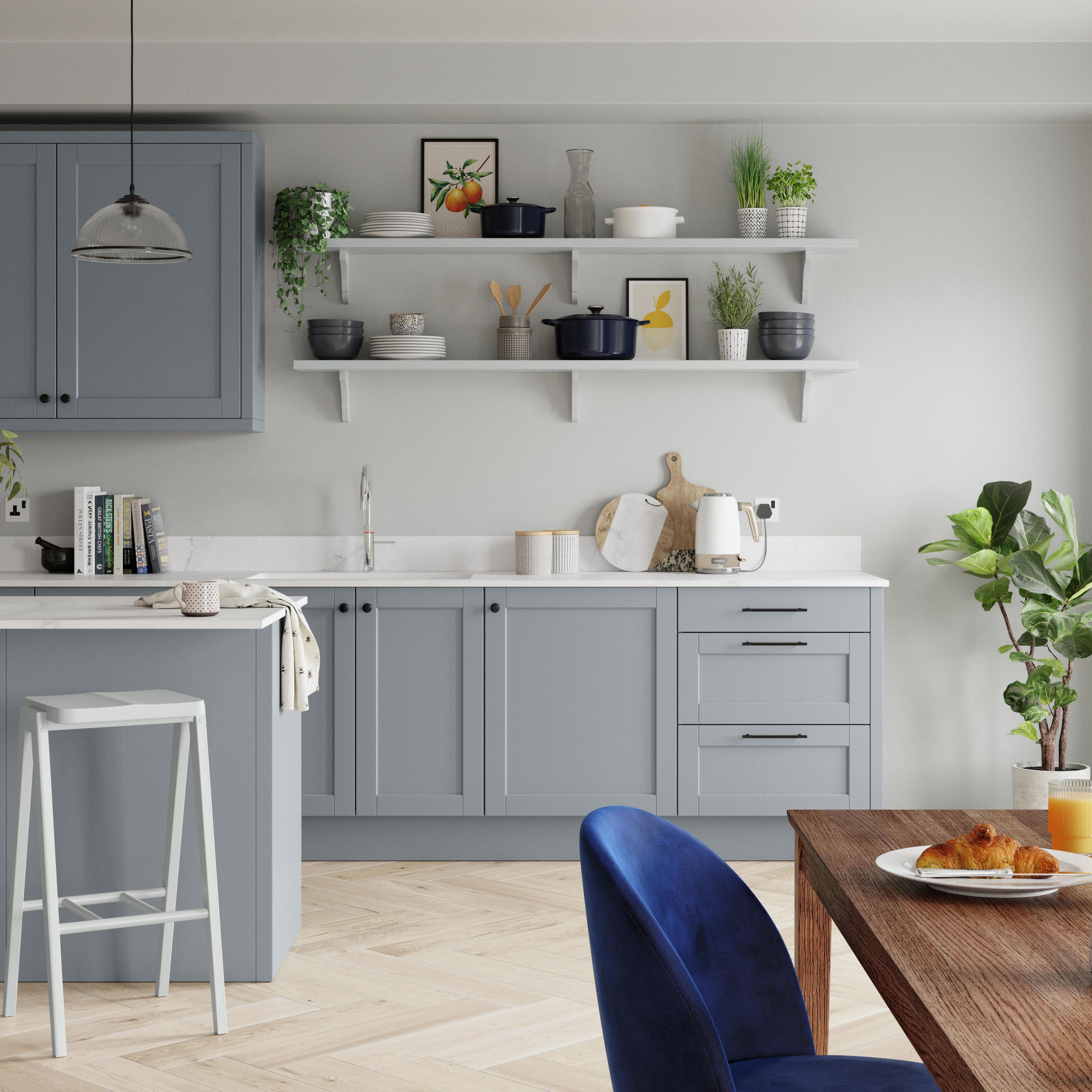 Dulux Quick dry Goose down Eggshell Metal & wood paint, 750ml