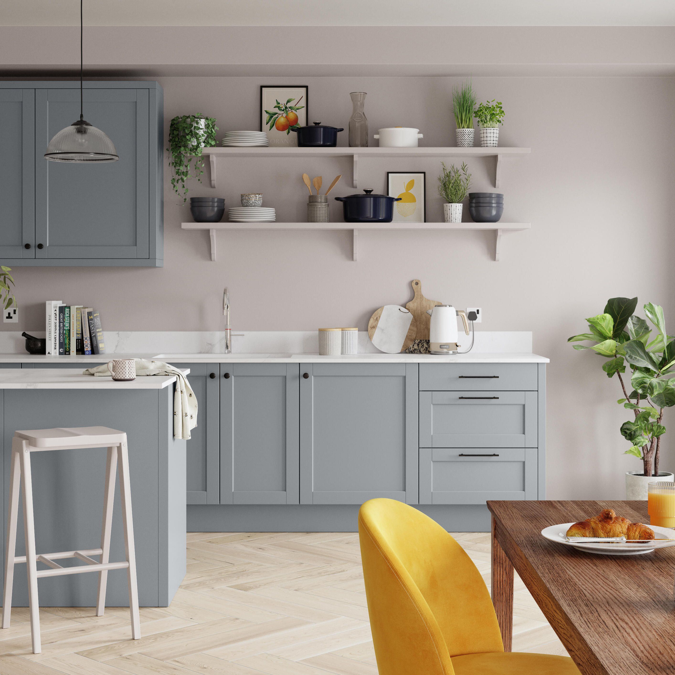 Dulux Quick dry Perfectly taupe Gloss Metal & wood paint, 750ml