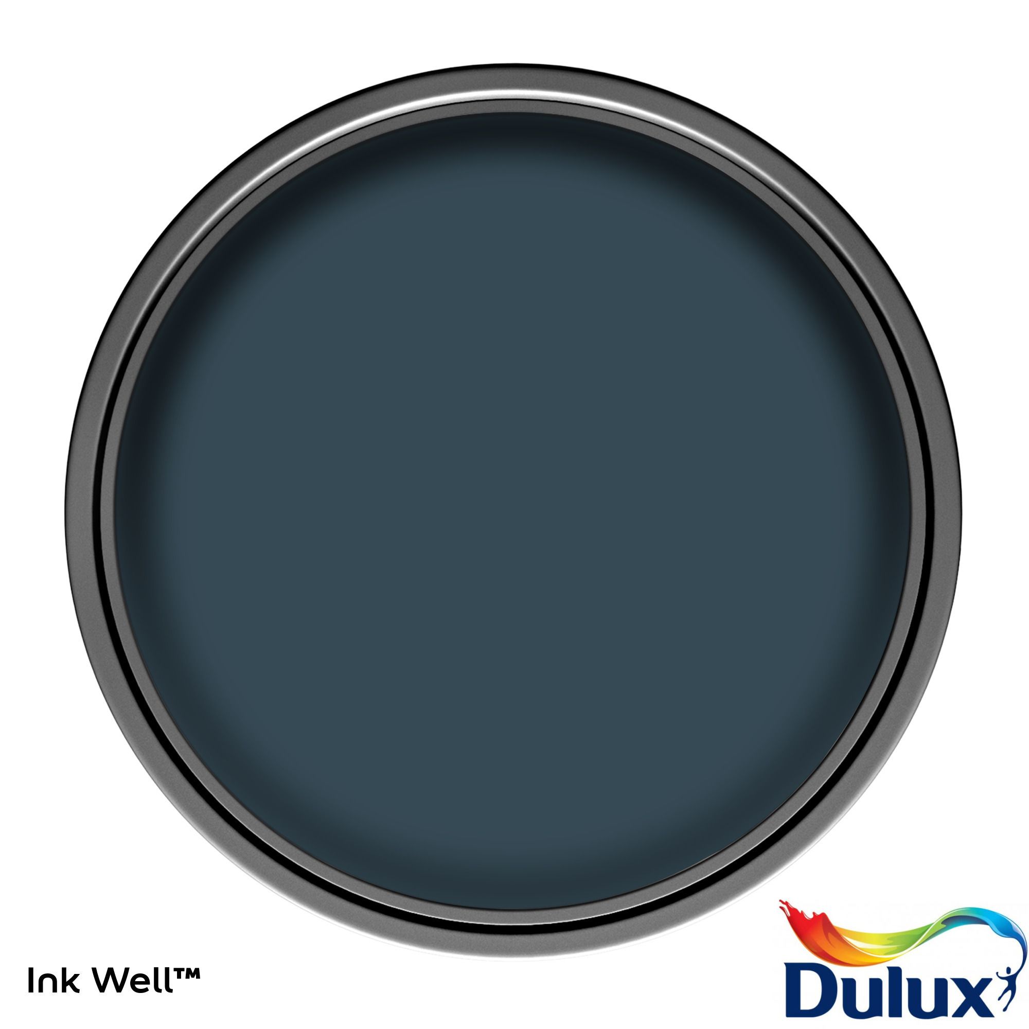 Dulux Simply Refresh Ink Well Eggshell Multi-surface Emulsion paint ...