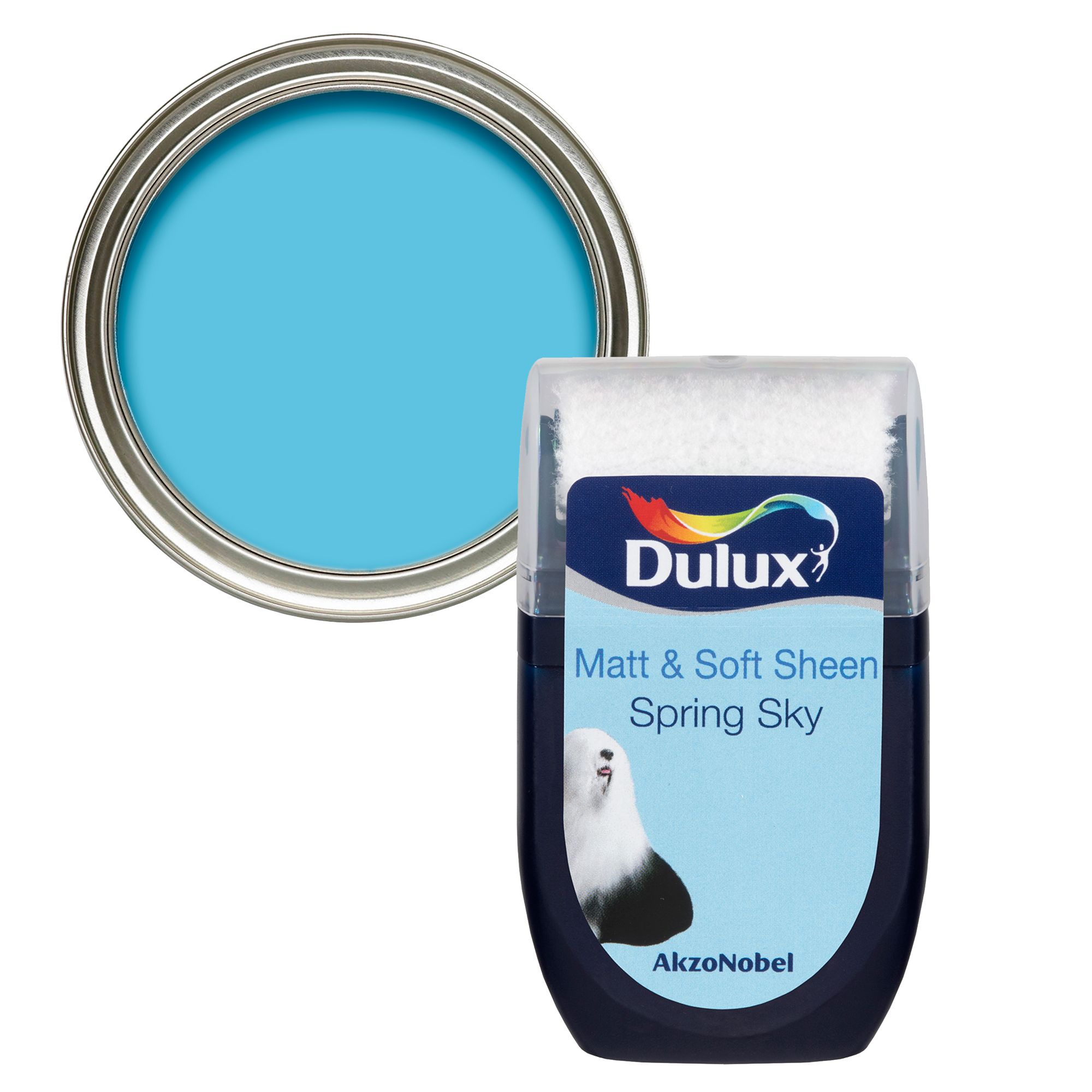 Dulux Spring sky Vinyl matt Emulsion paint, 30ml
