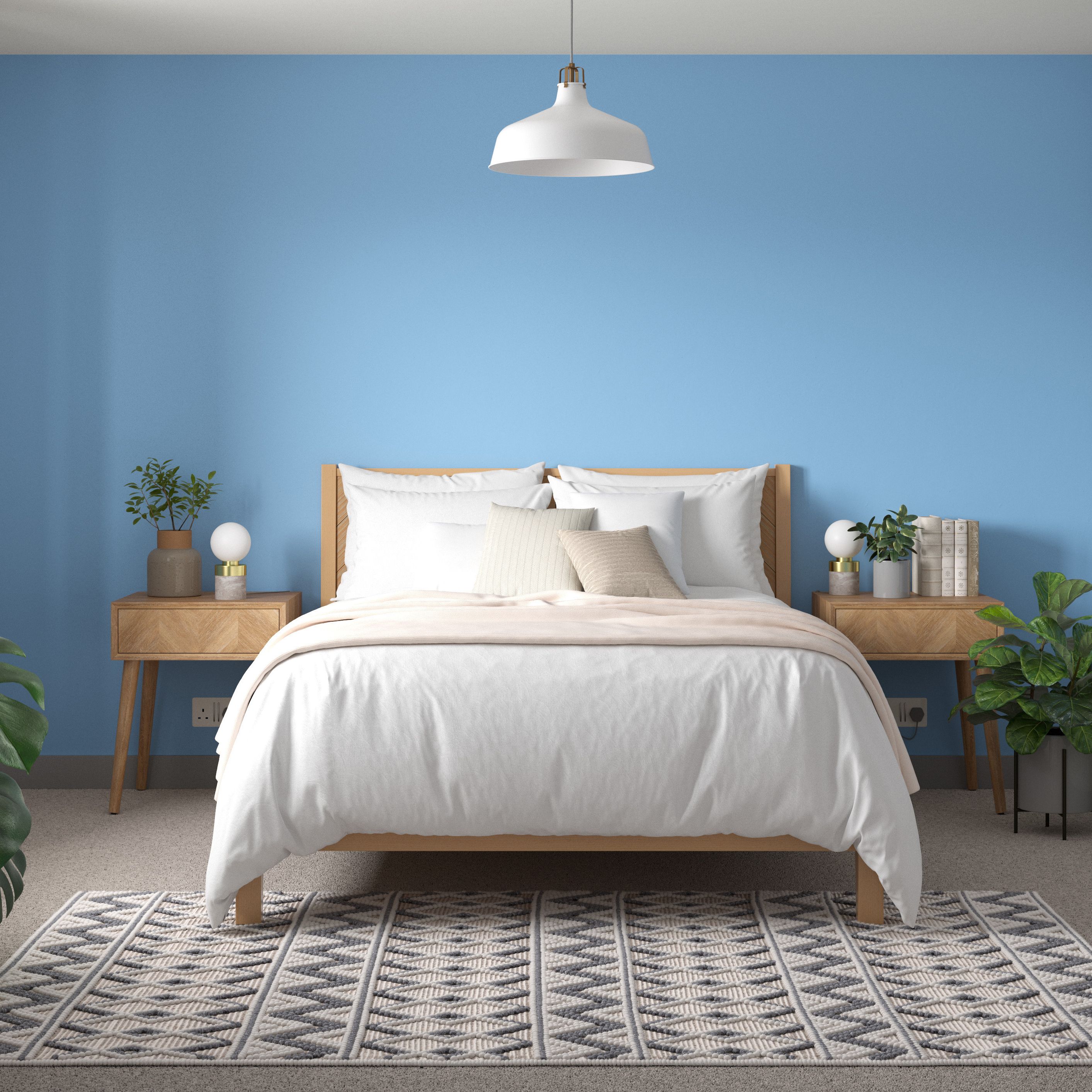 Dulux Standard Blue babe Matt Emulsion paint, 30ml