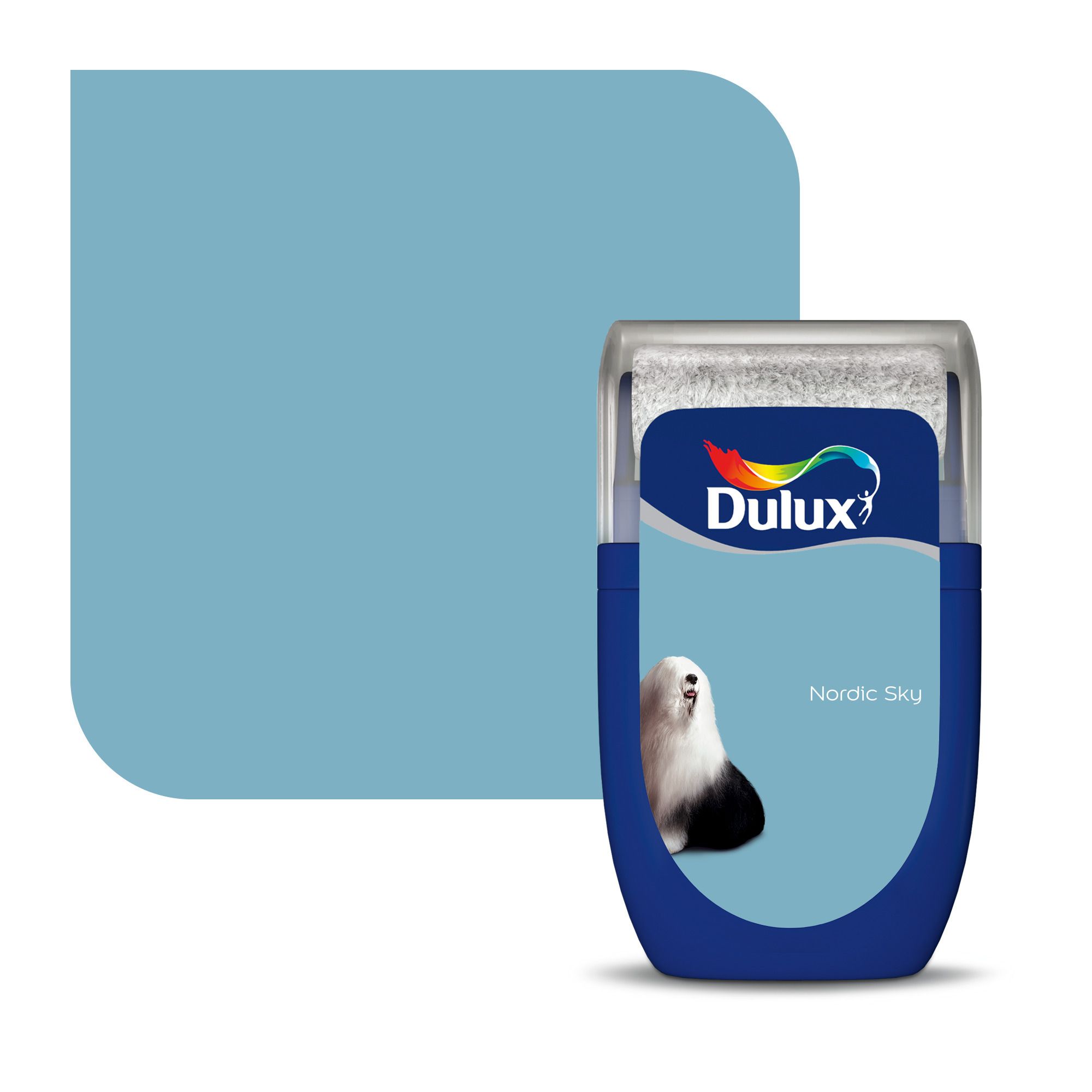 Dulux Standard Nordic sky Matt Emulsion paint, 30ml | DIY at B&Q