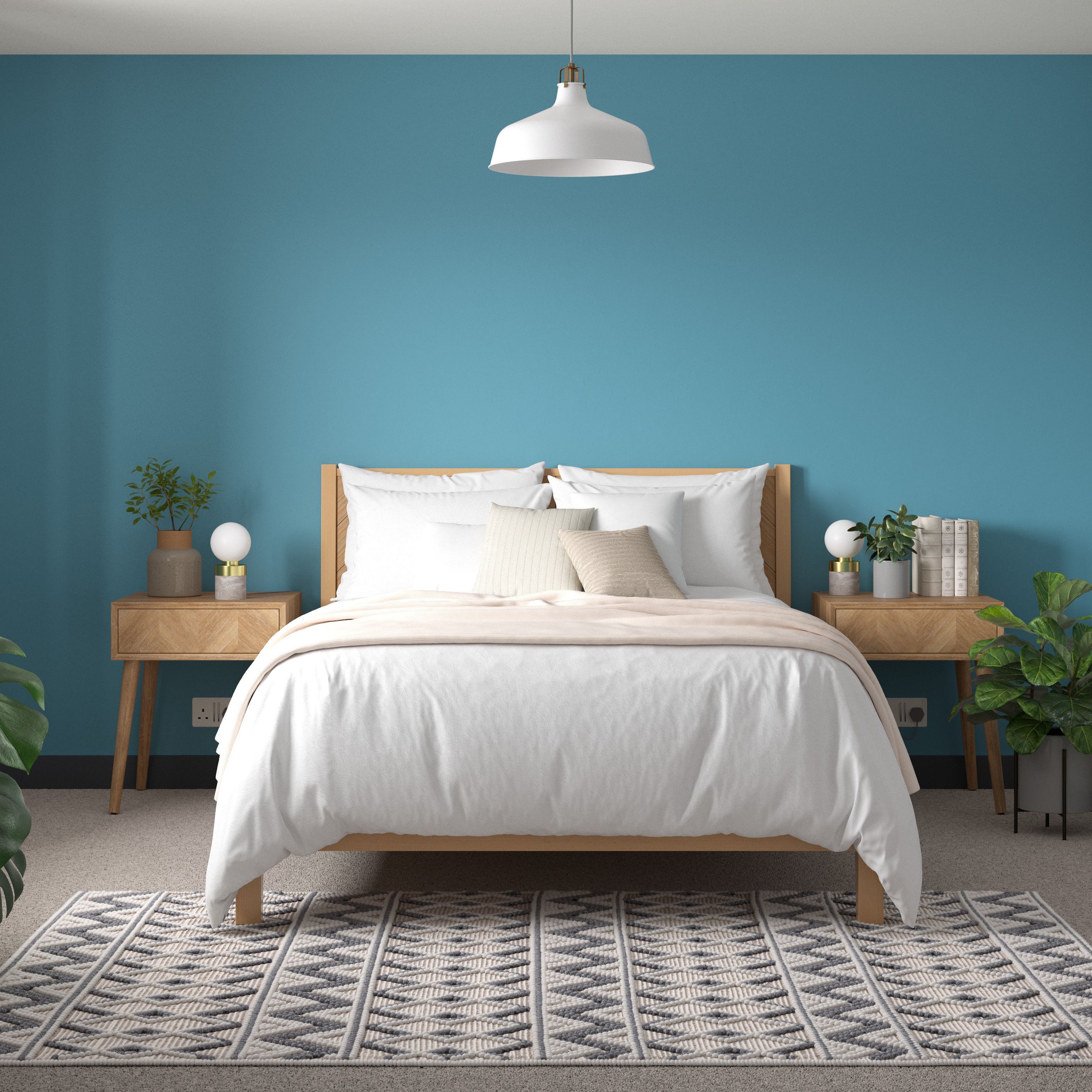 Dulux Stonewashed Blue Matt Wall & ceiling Emulsion paint, 2.5L