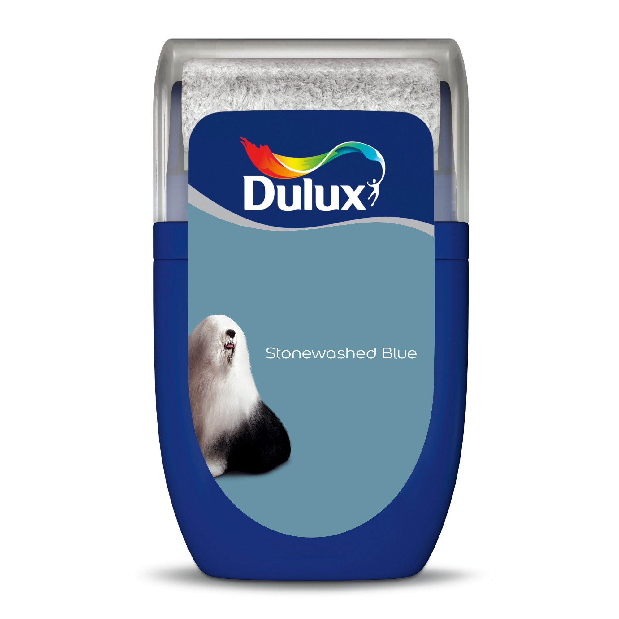 Dulux Stonewashed Blue Matt Wall & ceiling Emulsion paint, 30ml Tester pot