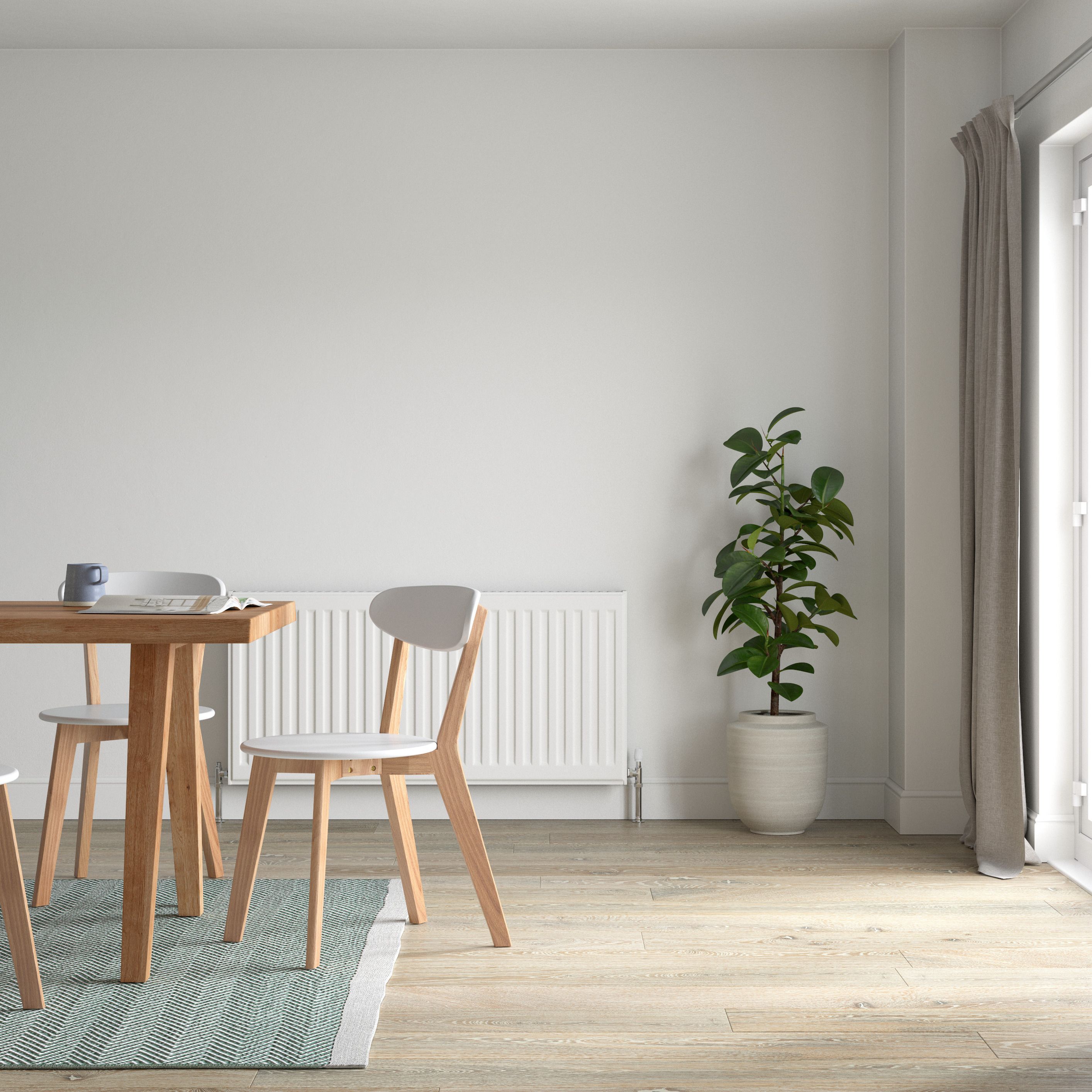 Dulux Trade Durable Flat Matt White Velvet matt Wall paint, 5L