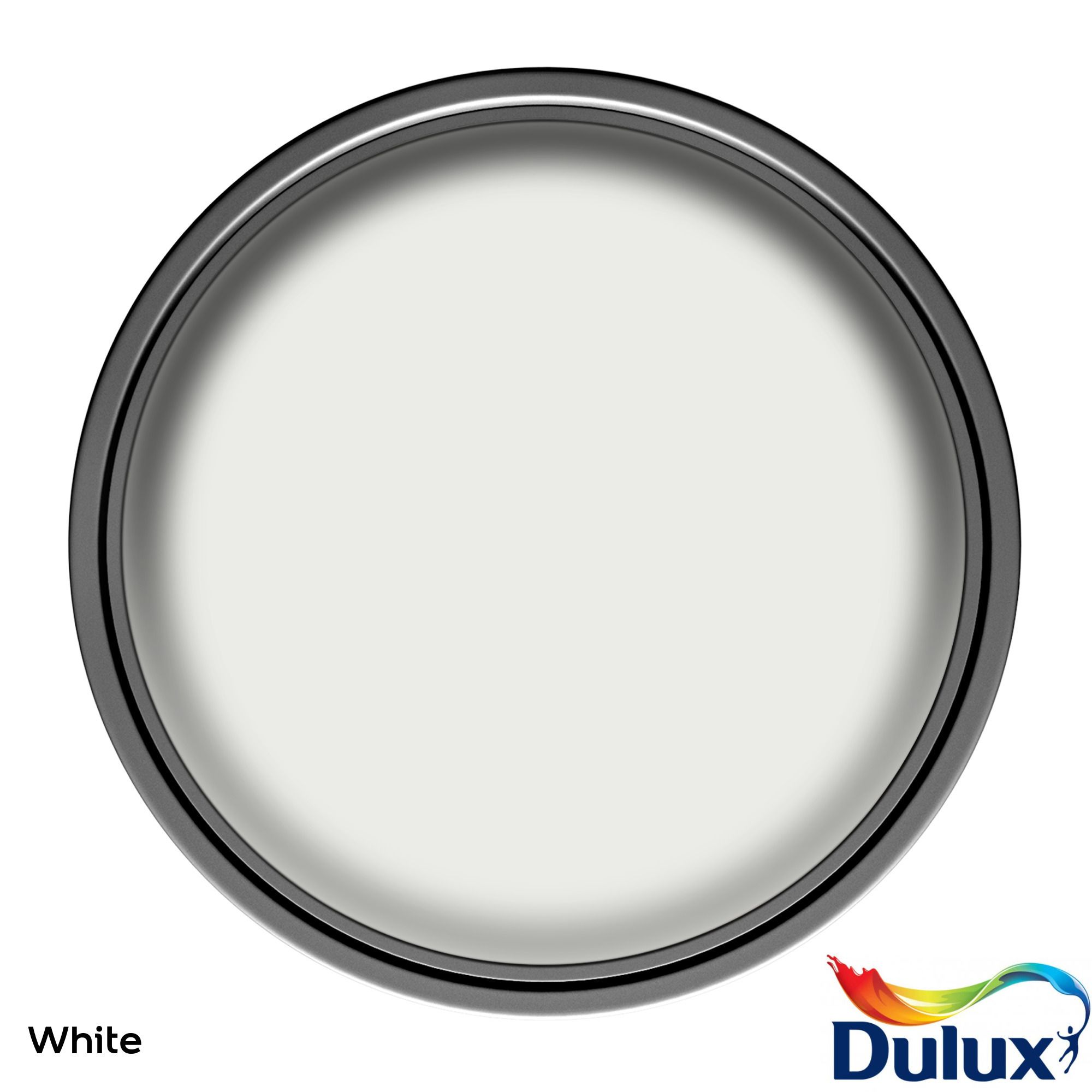 Dulux Trade Durable Flat Matt White Velvet matt Wall paint, 5L