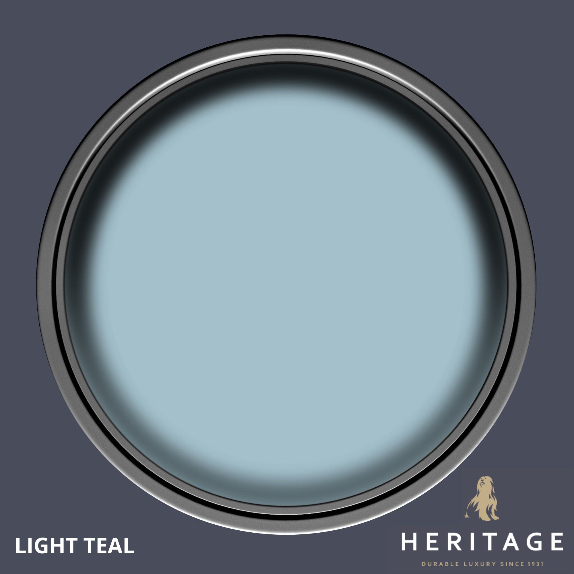 Dulux Trade Heritage Light Teal Eggshell Wall paint, 750ml