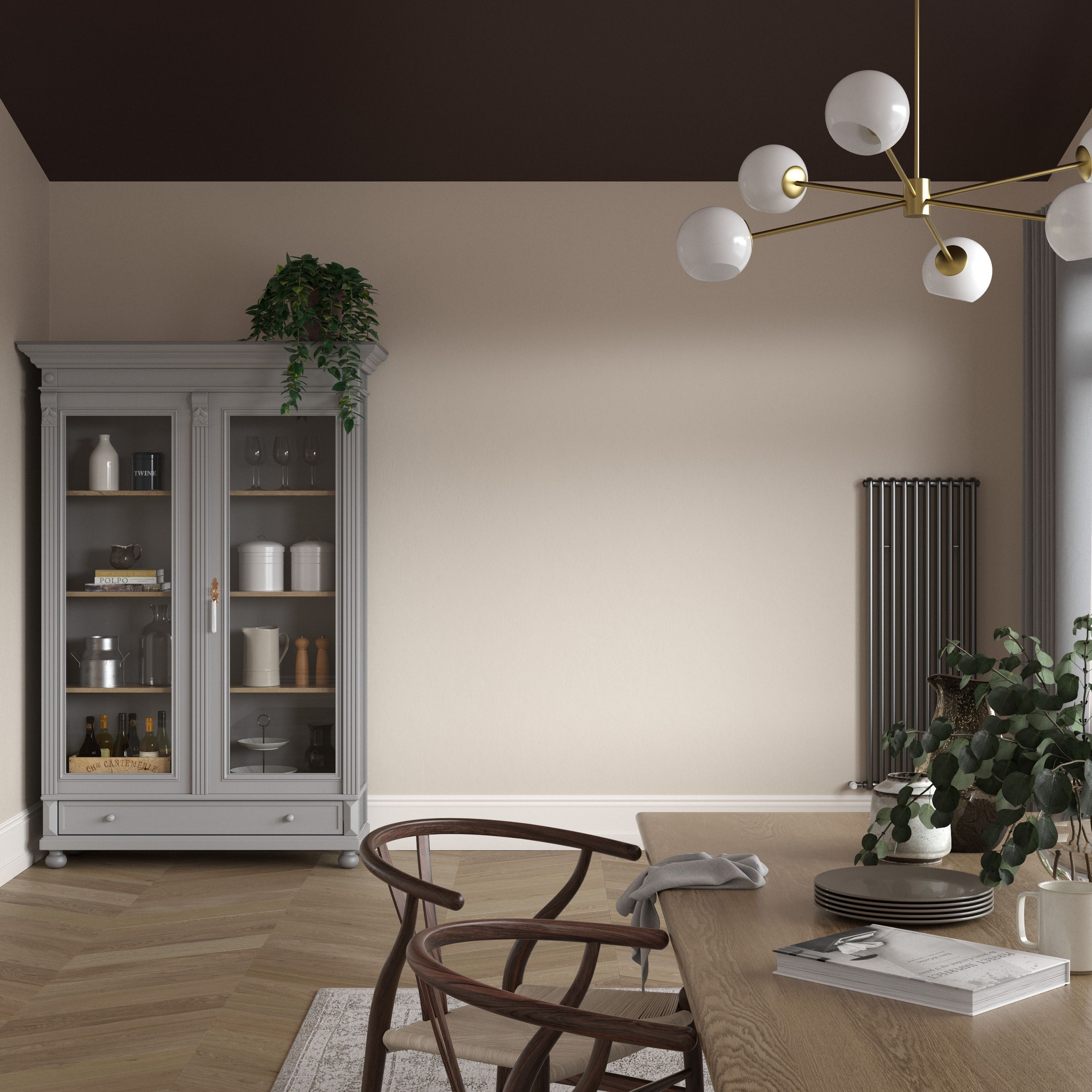 Dulux Trade Heritage Pale Walnut Velvet matt Wall paint, 2.5L