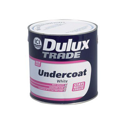 Dulux Trade White Primer & undercoat, 2.5L