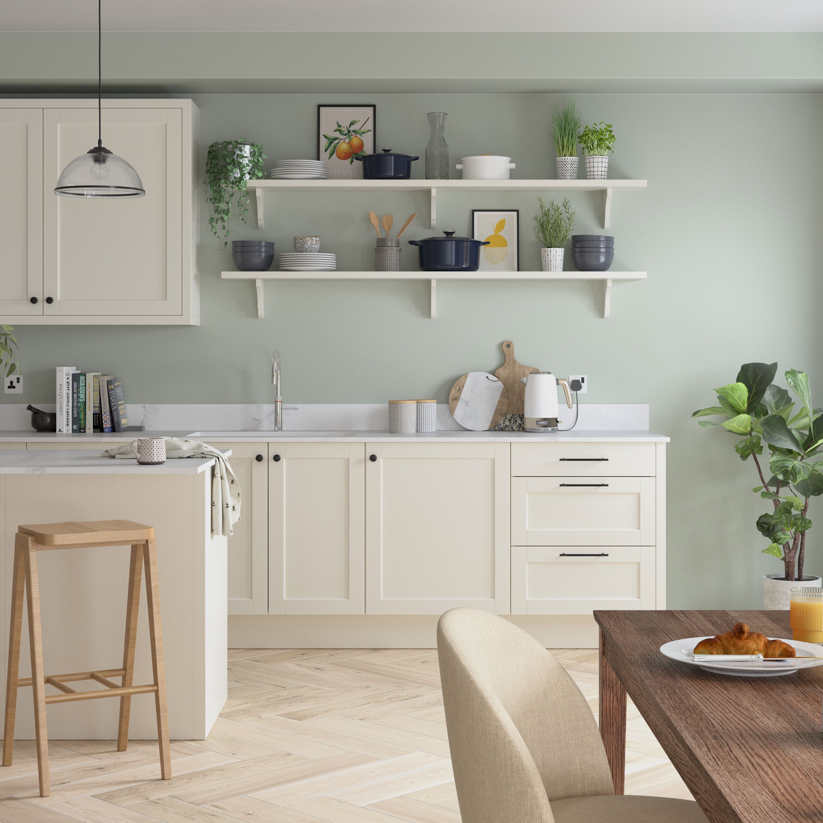 Dulux Tranquil Dawn Silk Wall & ceiling Emulsion paint, 5L