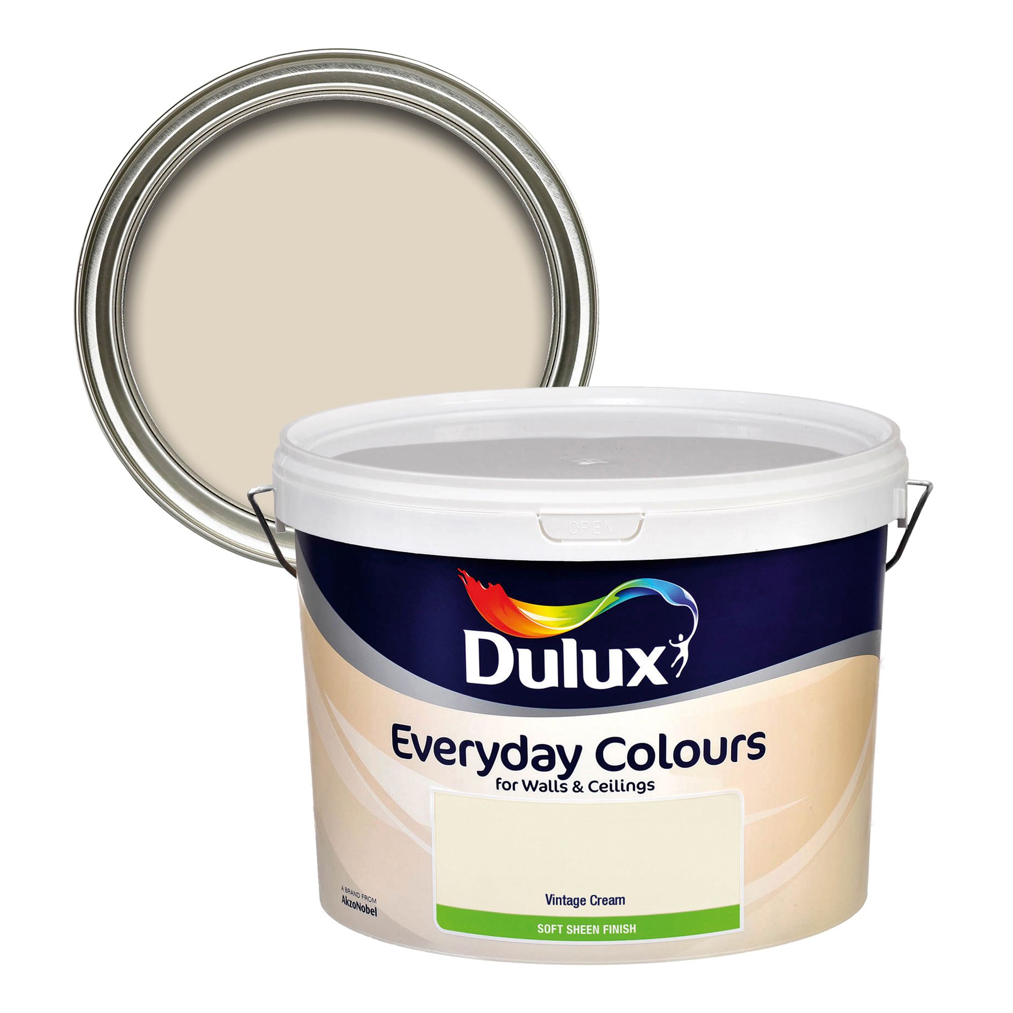 Dulux Vintage cream Vinyl matt Emulsion paint, 10L | DIY at B&Q