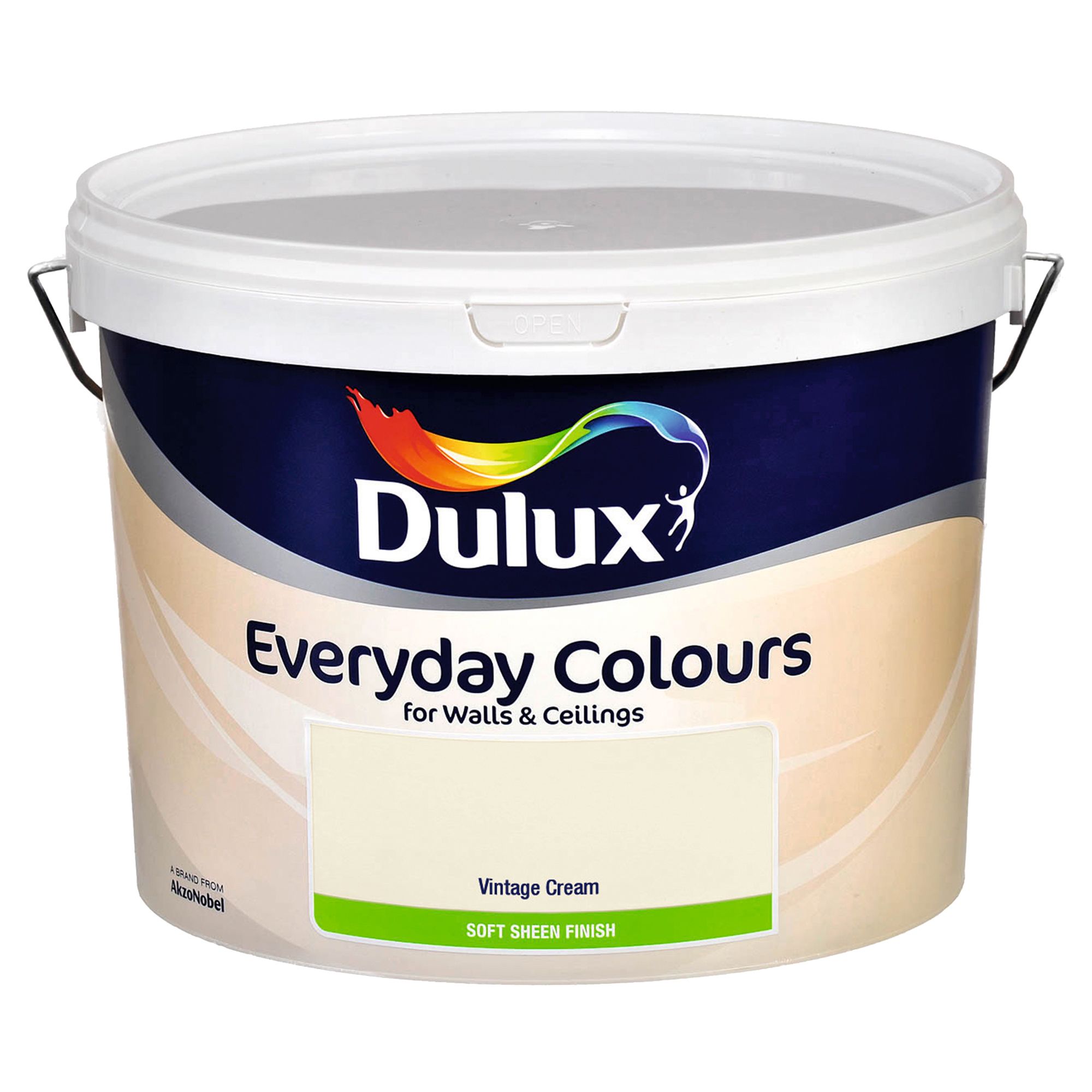 Dulux Vintage cream Vinyl matt Emulsion paint, 10L