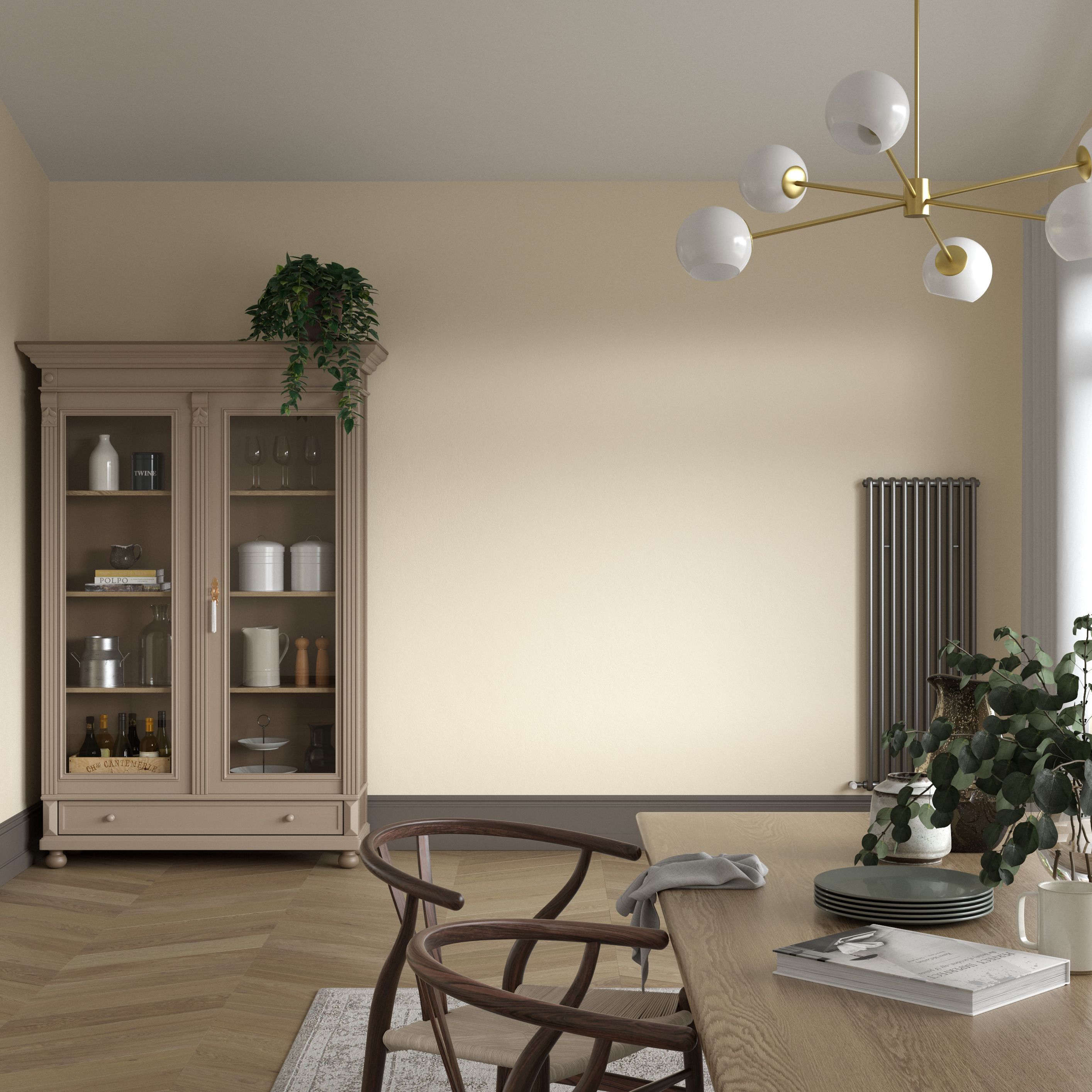 Dulux Vinyl Matt Voile White Eggshell Multi-surface Wall paint, 750ml