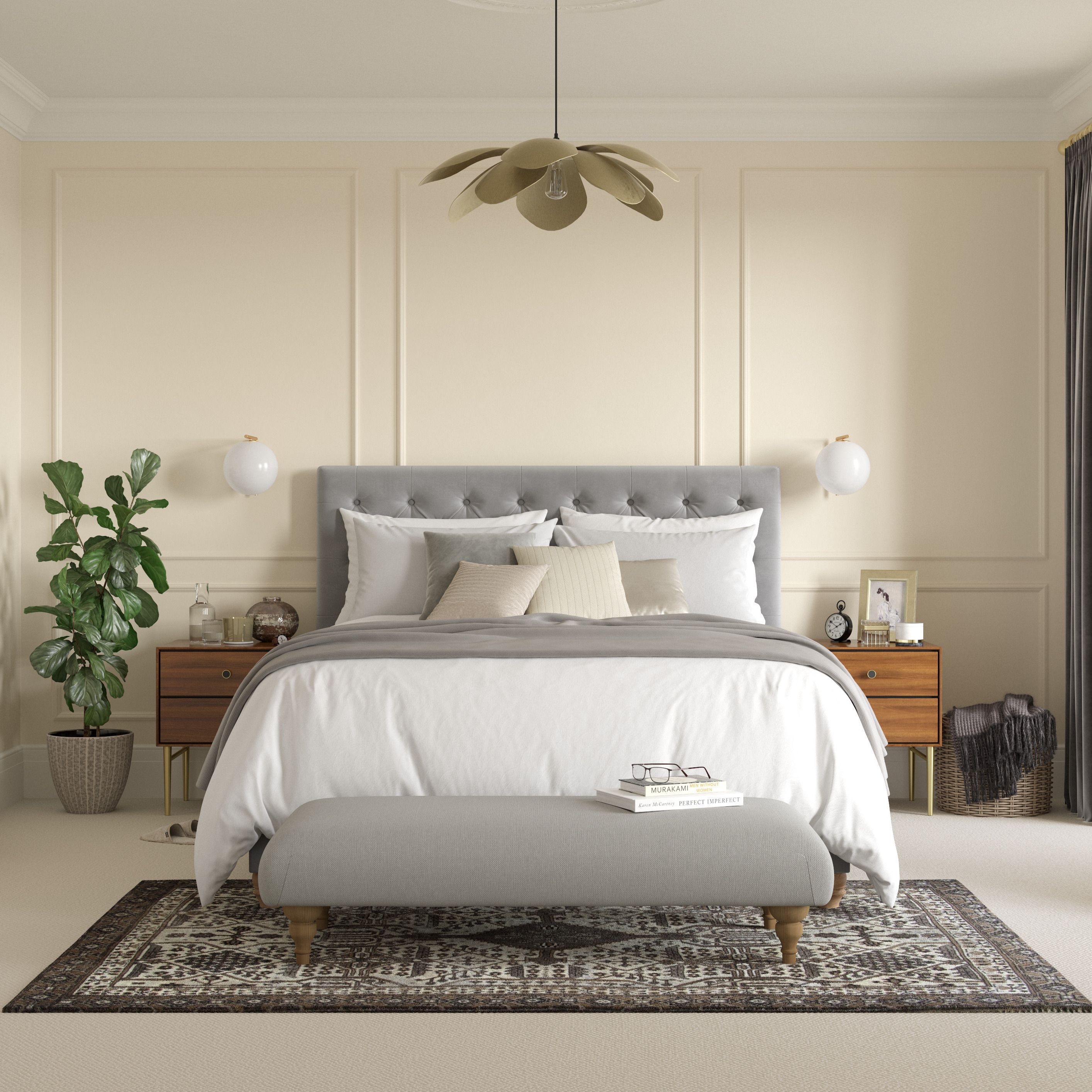 Dulux Vinyl Matt Voile White Eggshell Multi-surface Wall paint, 750ml