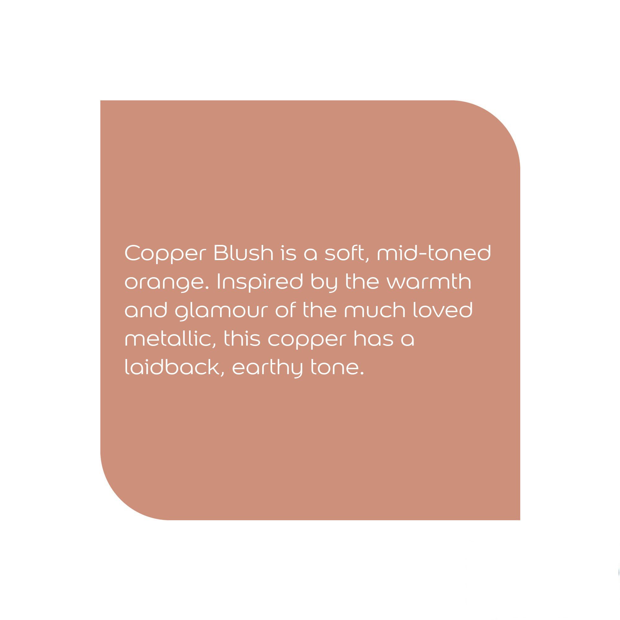 Dulux Walls & Ceilings Copper blush Matt Emulsion paint, 2.5L