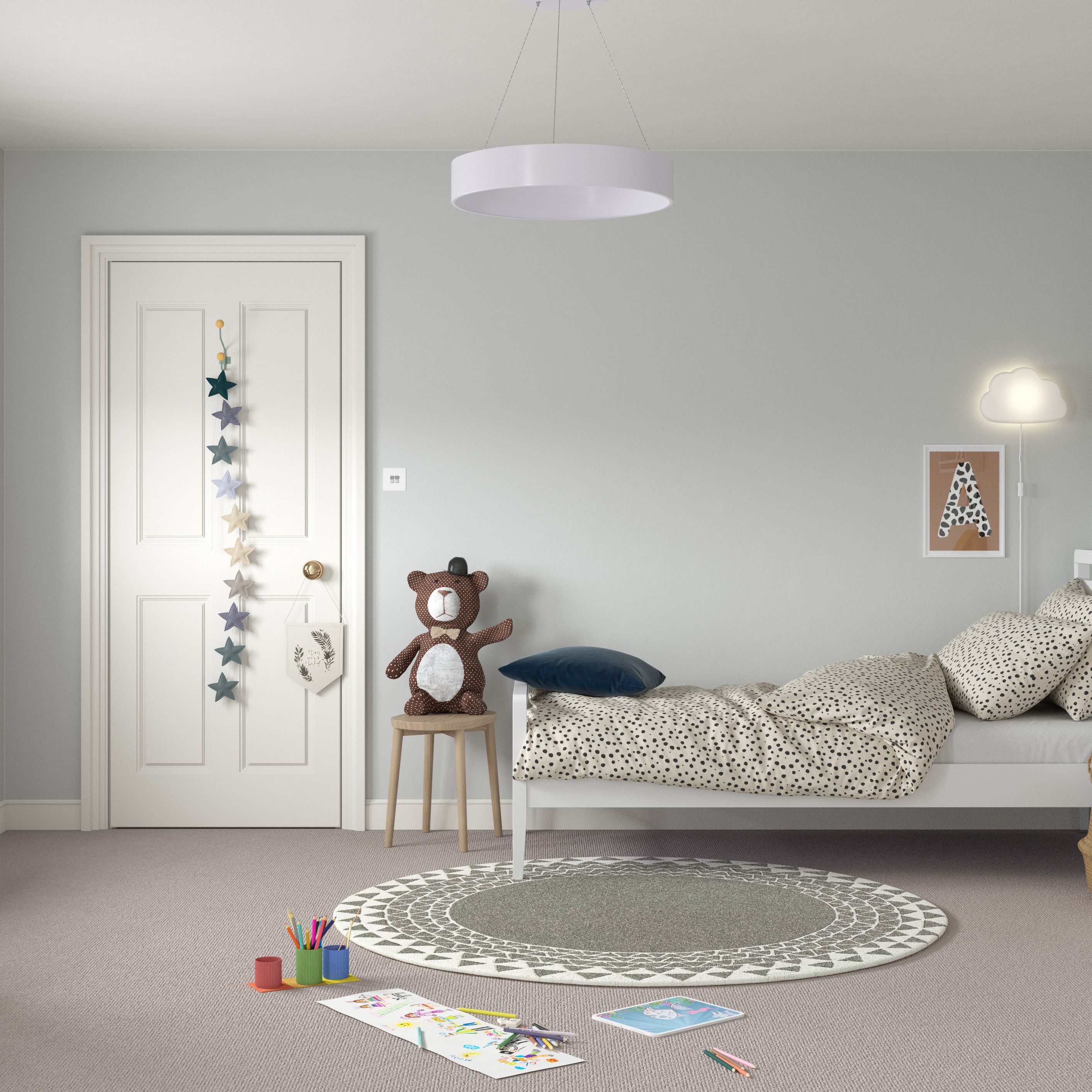 Dulux Walls & ceilings Goose down Matt Emulsion paint, 2.5L | DIY at B&Q