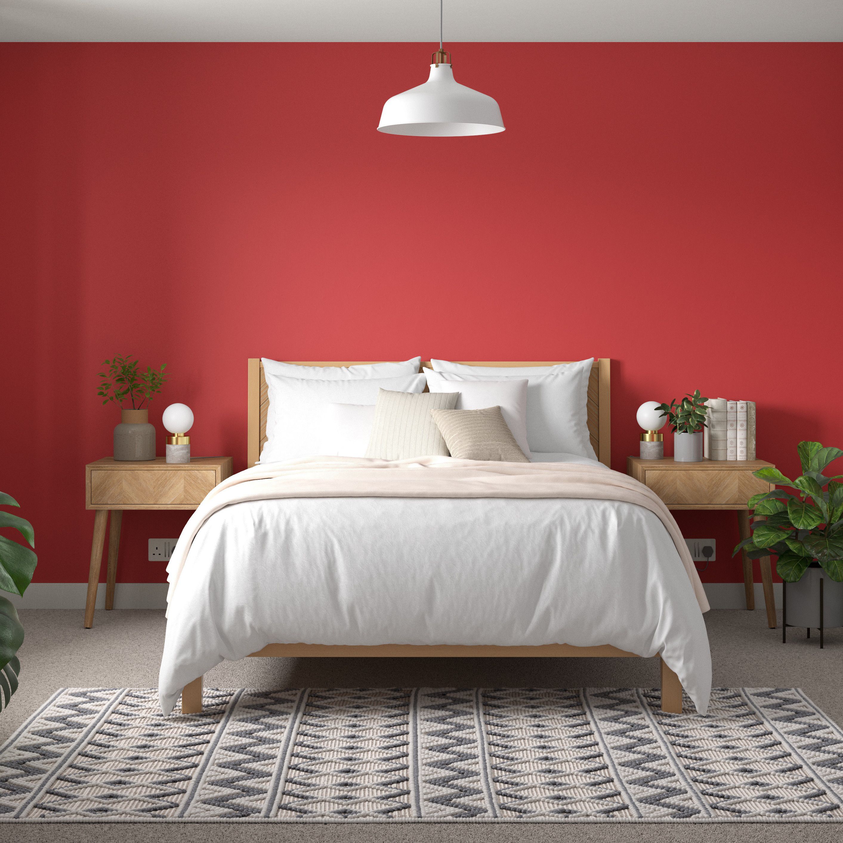 Dulux Walls & ceilings Pepper red Matt Emulsion paint, 2.5L