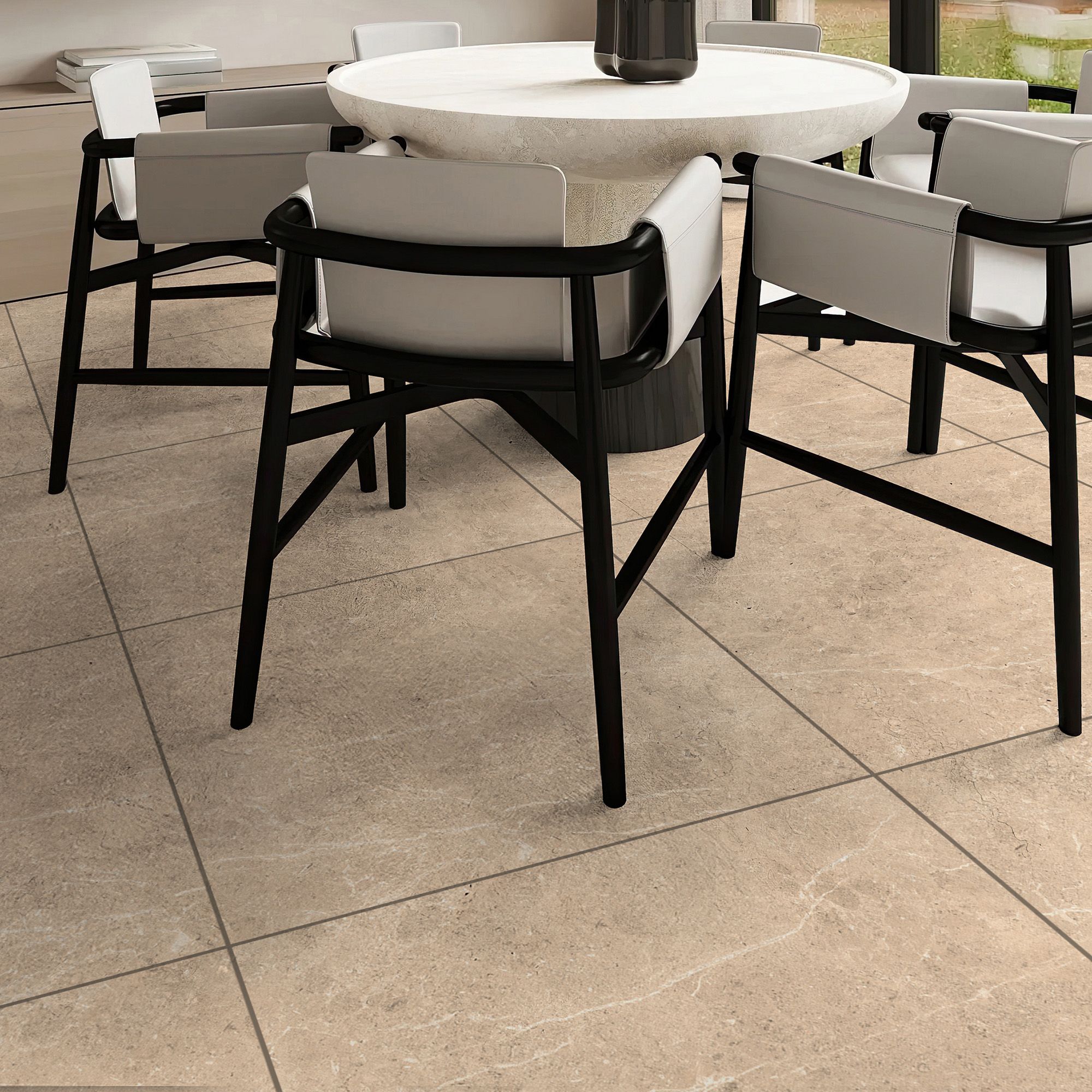Duratile Designs Earthstone Beige Matt Natural Stone effect Textured ...
