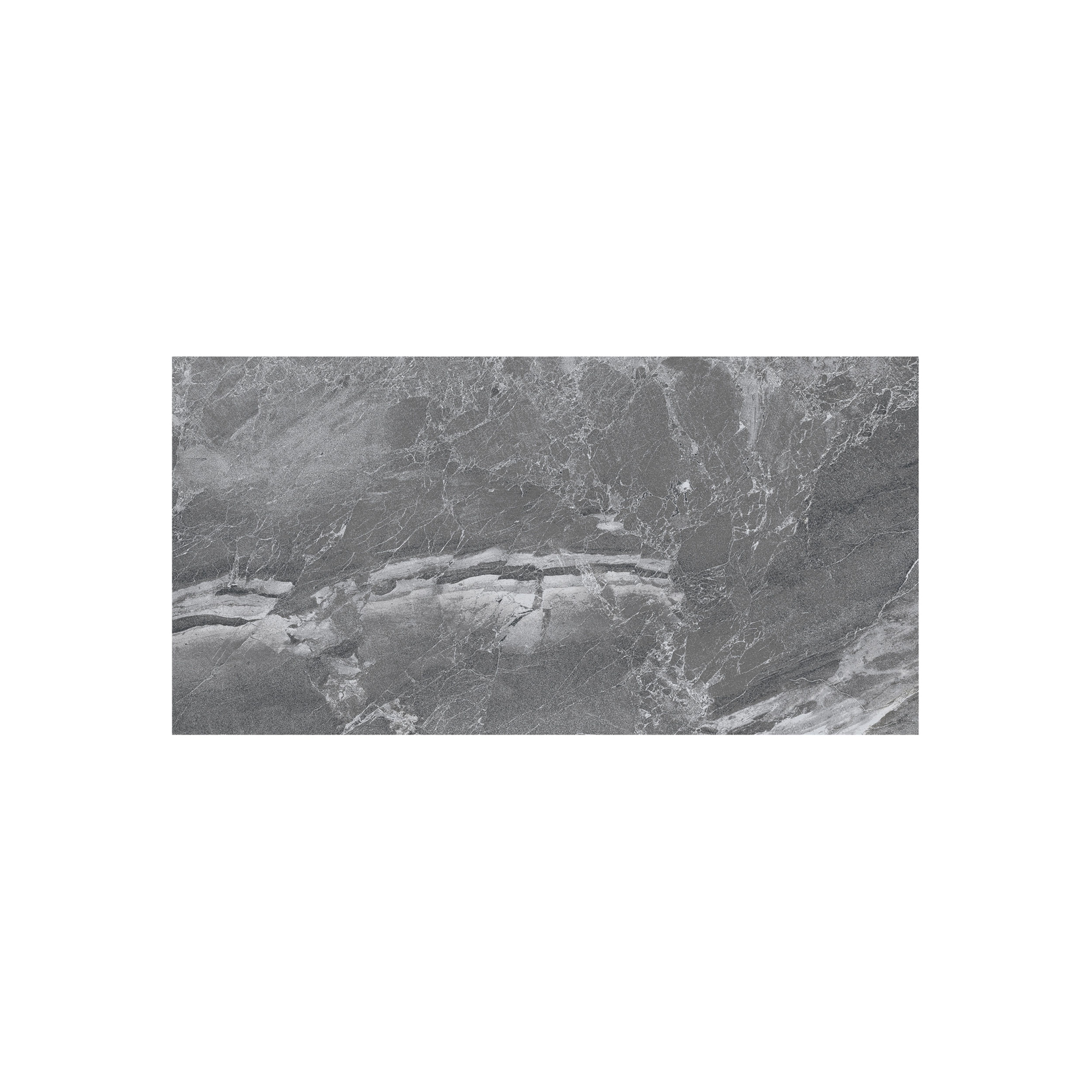 Duratile Designs Lavastone Grey Gloss Stone effect Textured Porcelain ...