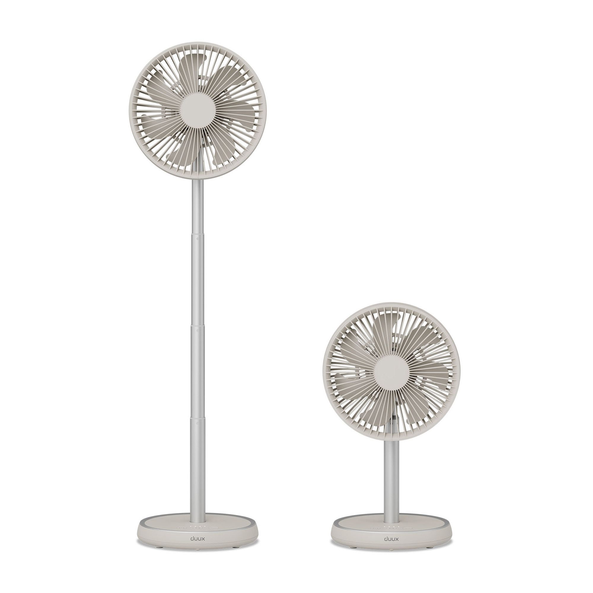 Duux Rize Stone Quiet Mark 8" 10W Desk fan