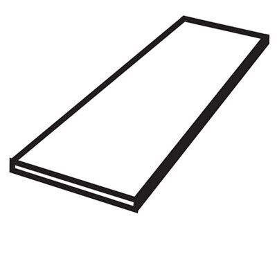 Earthstone 34mm Graphite Black Kitchen Worktop, (L)3000mm