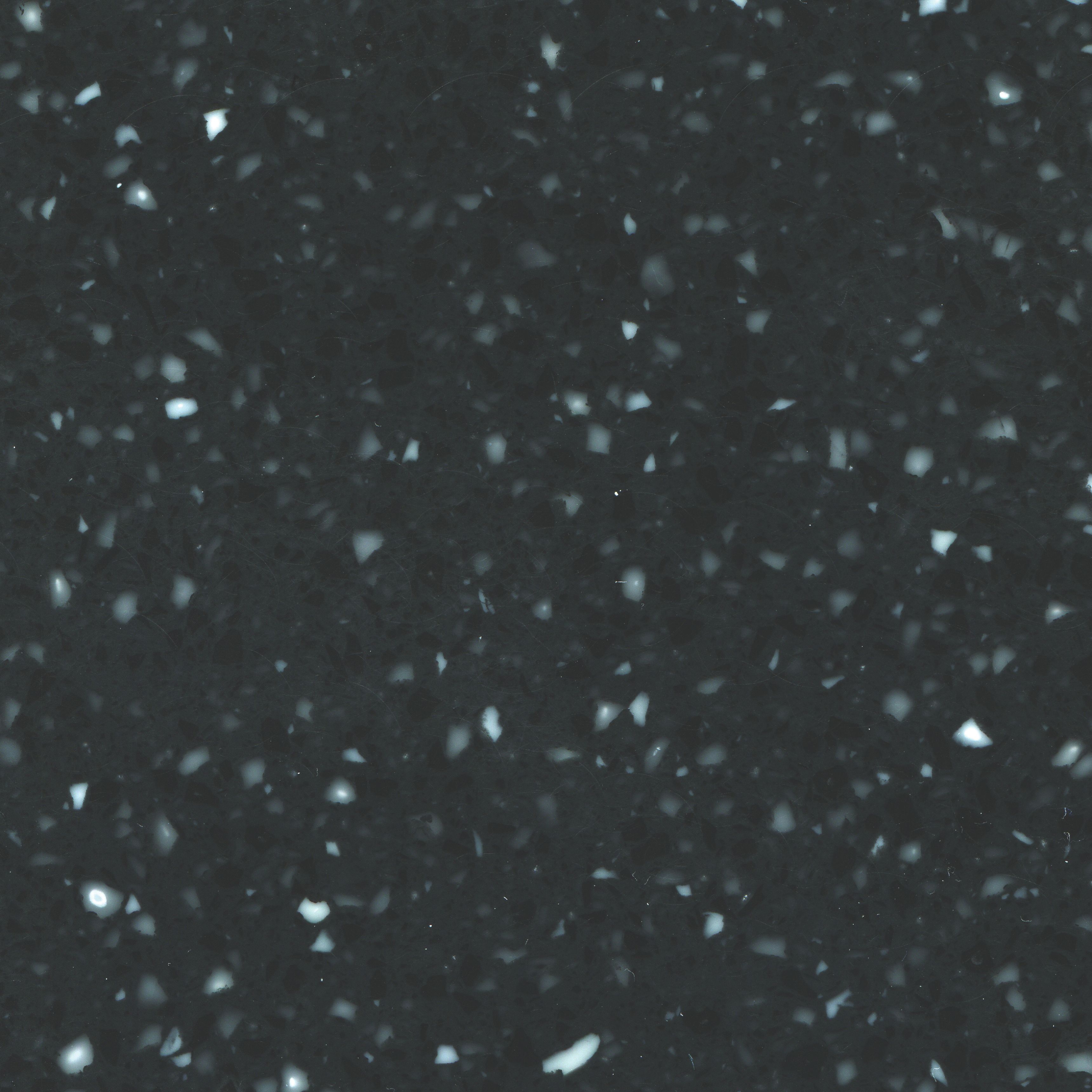 EARTHSTONE STONE EFFECT BLACK WORKTOP EDGING STRIP, (L)0.8M (W)38MM