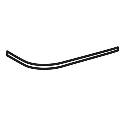 Earthstone Stone effect White Worktop edging strip, (L)0.8m (W)38mm